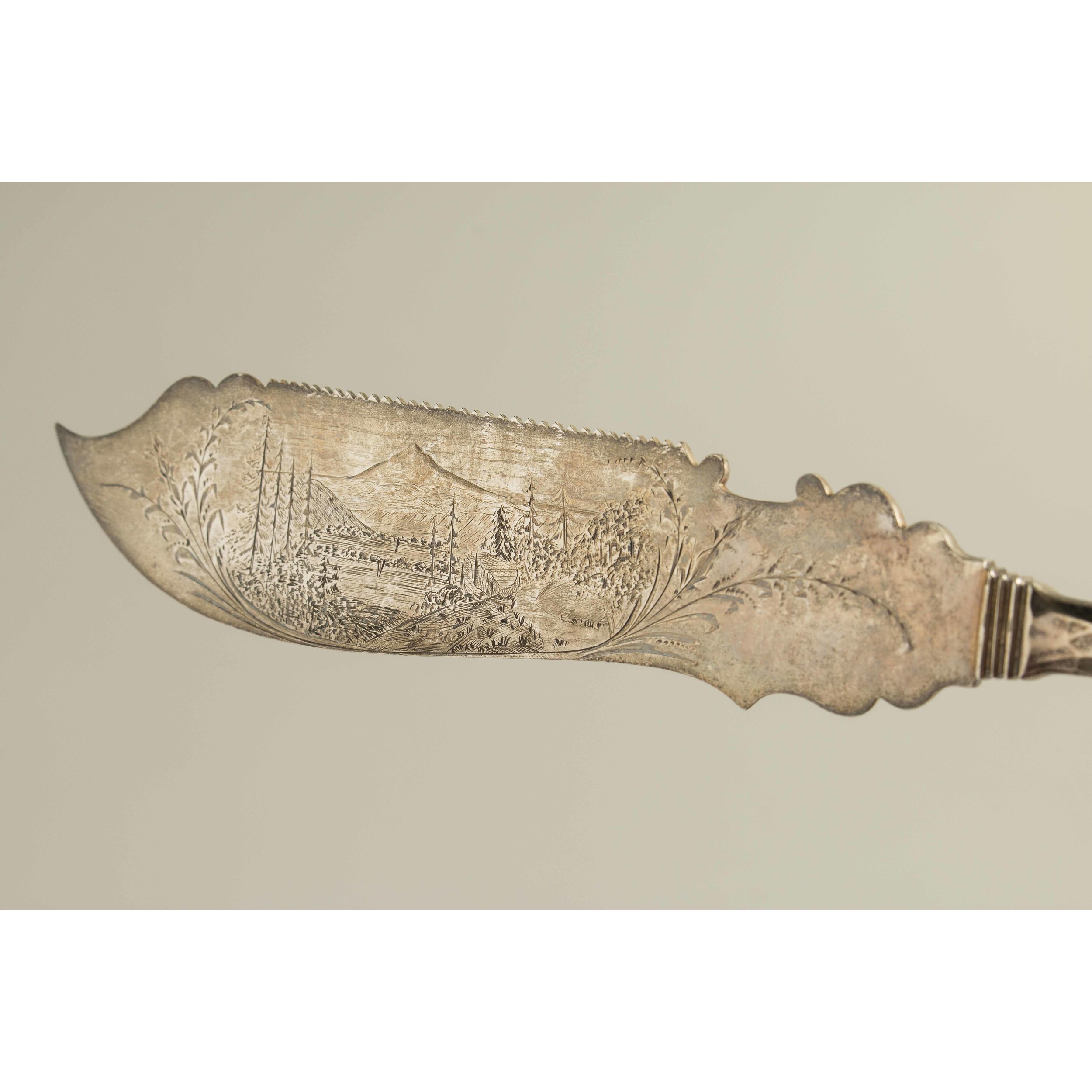 Assorted Silver Flatware, Hammered Handle | Witherell's Auction House