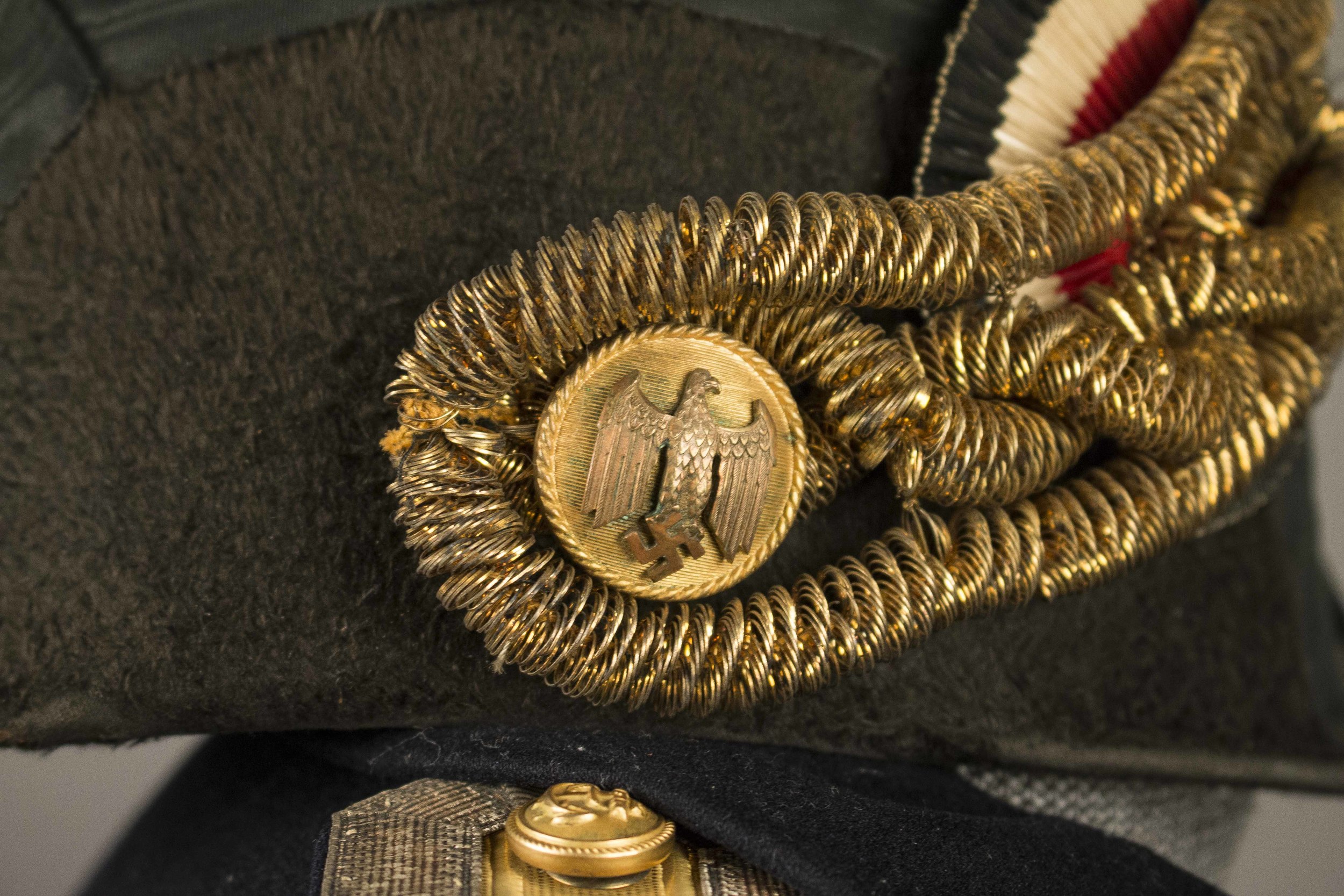 WWII German Naval Officer's Frock and Fore and Aft Hat, rank of ...