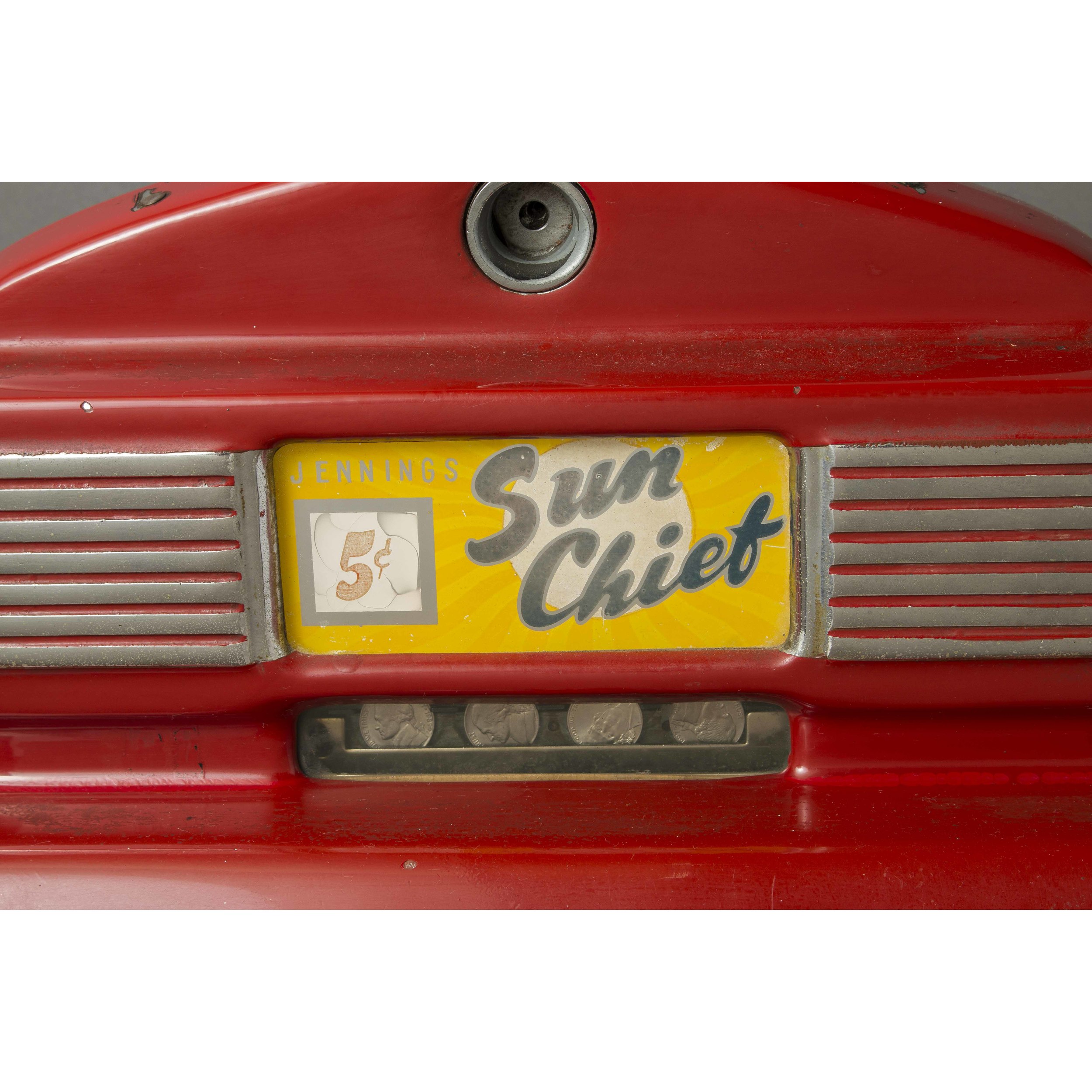 Jennings Sun Chief Nickel Slot Machine | Witherell's Auction House