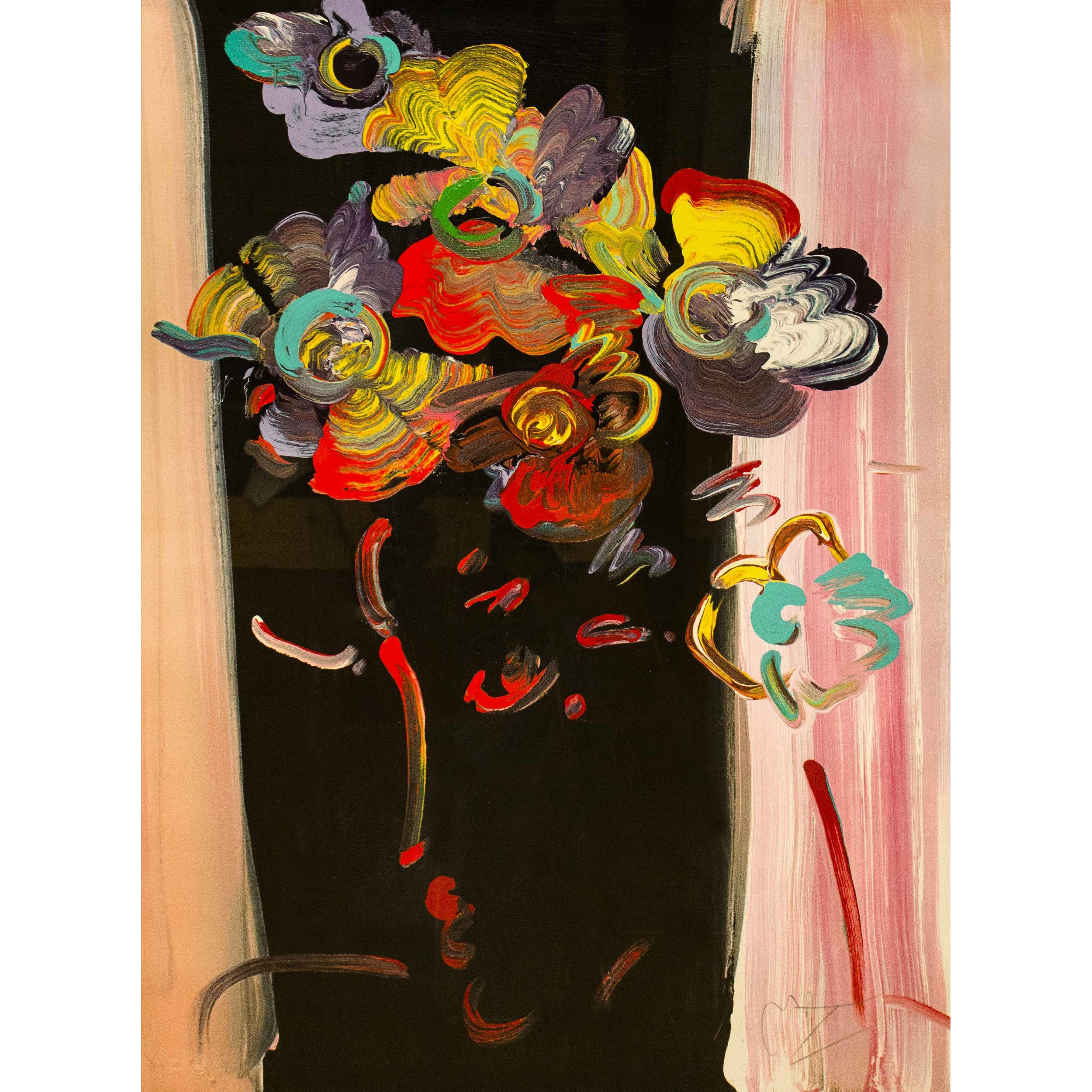 Peter Max Serigraph, "Roseville Profile" | Witherell's Auction House
