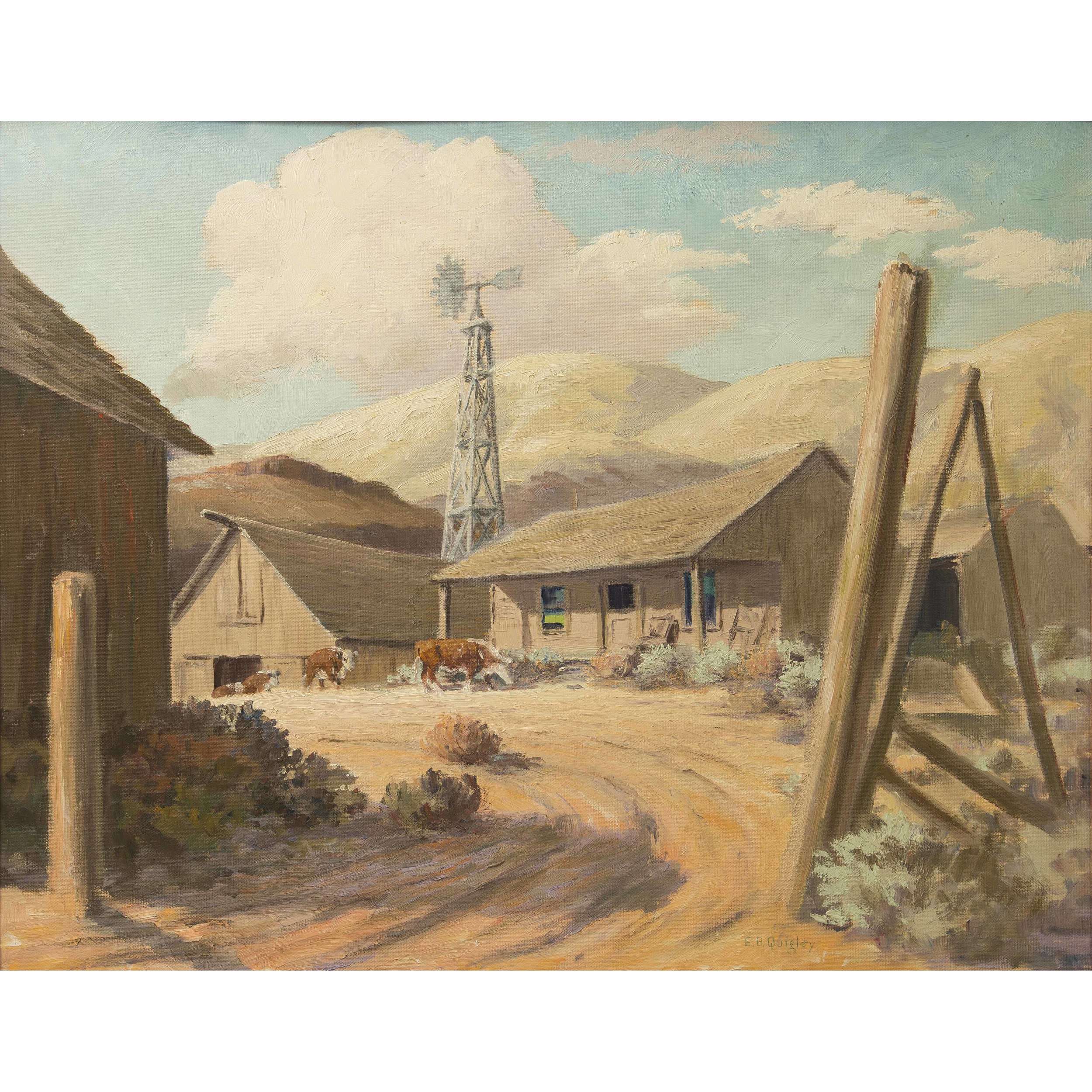 Edward Burns Quigley Painting | Witherell's Auction House