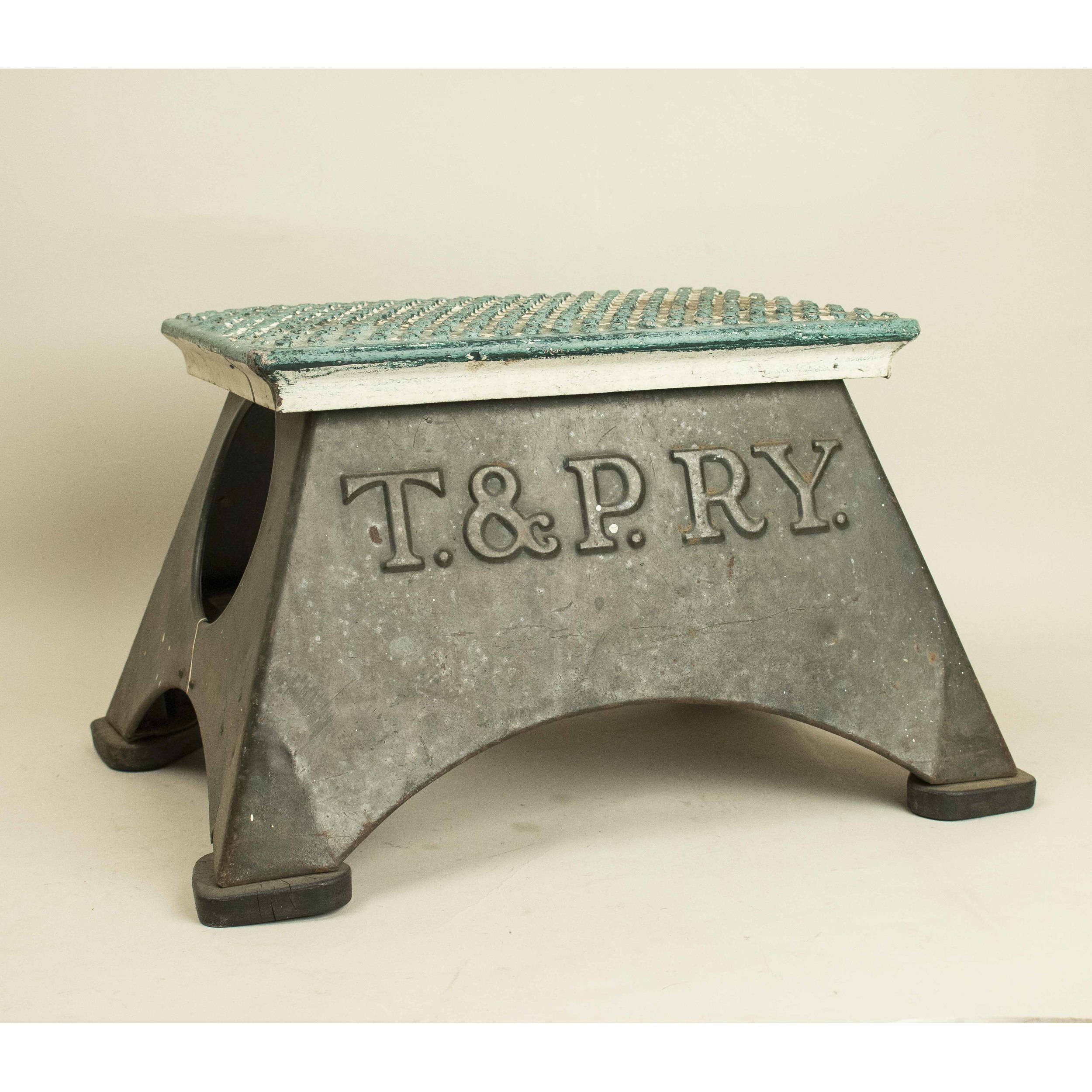 Texas & Pacific Railroad Stool | Witherell's Auction House