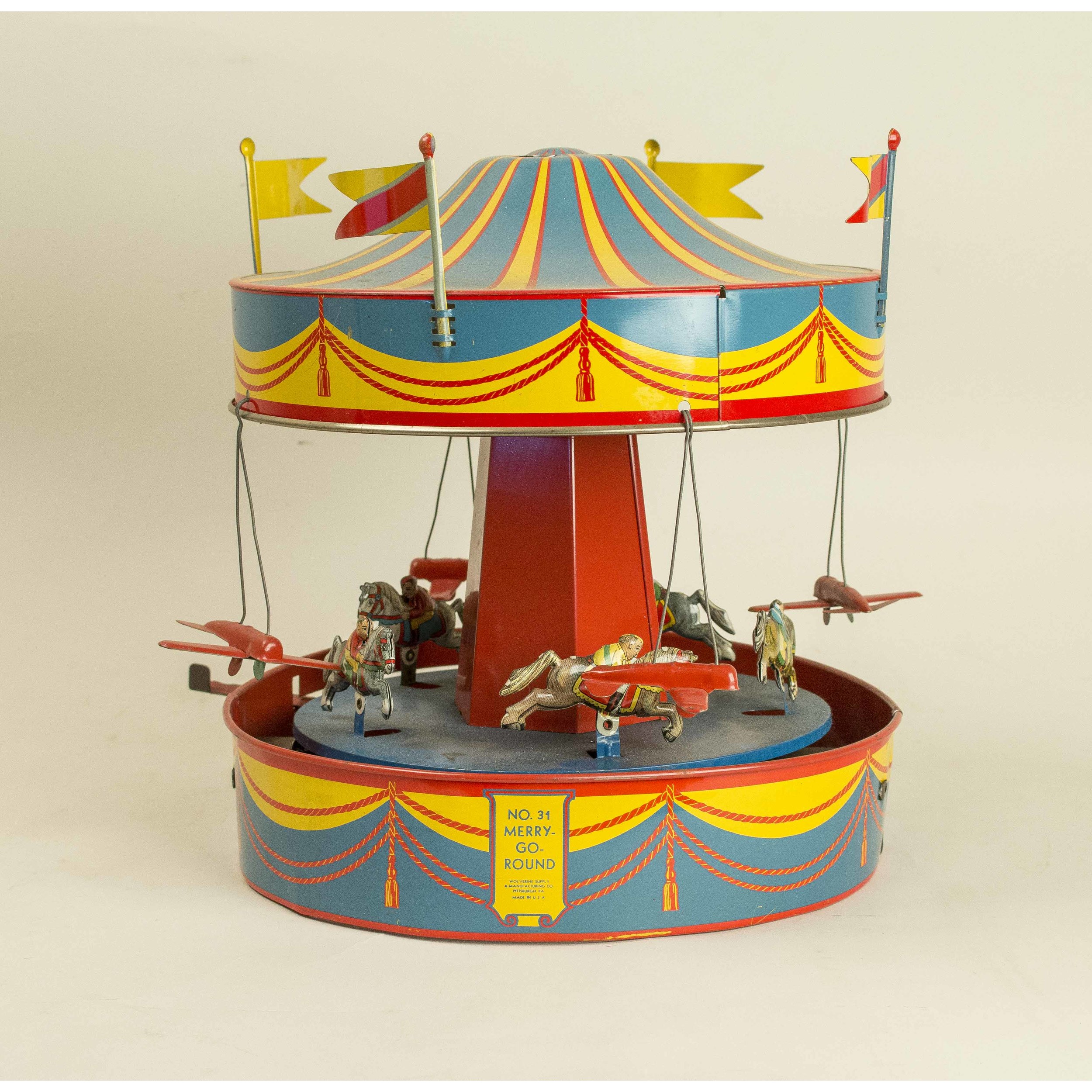 Wolverine Tin Merry Go Round Model 31 | Witherell's Auction House