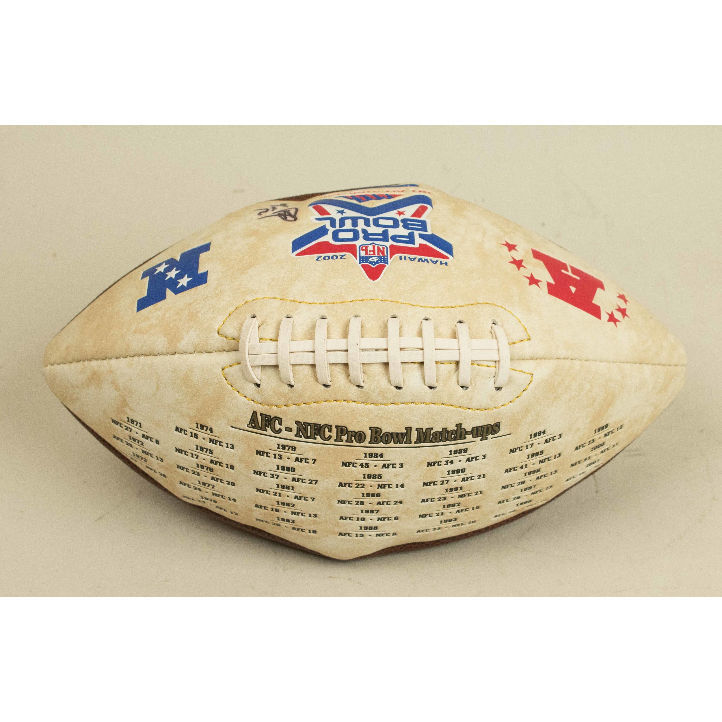 Tom Brady Autographed 2002 Pro Bowl Football | Witherell's Auction House