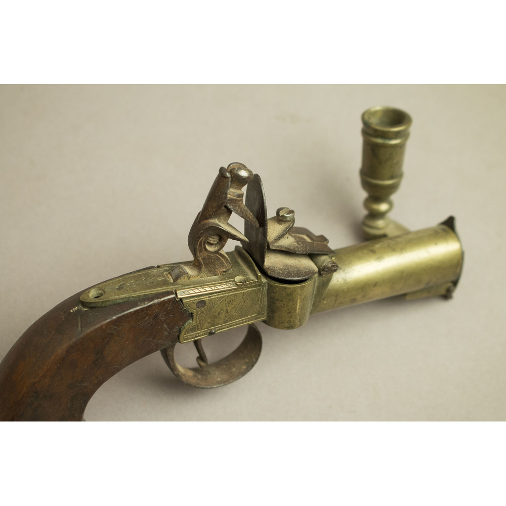 Flintlock Pistol Tender Lighter | Witherell's Auction House