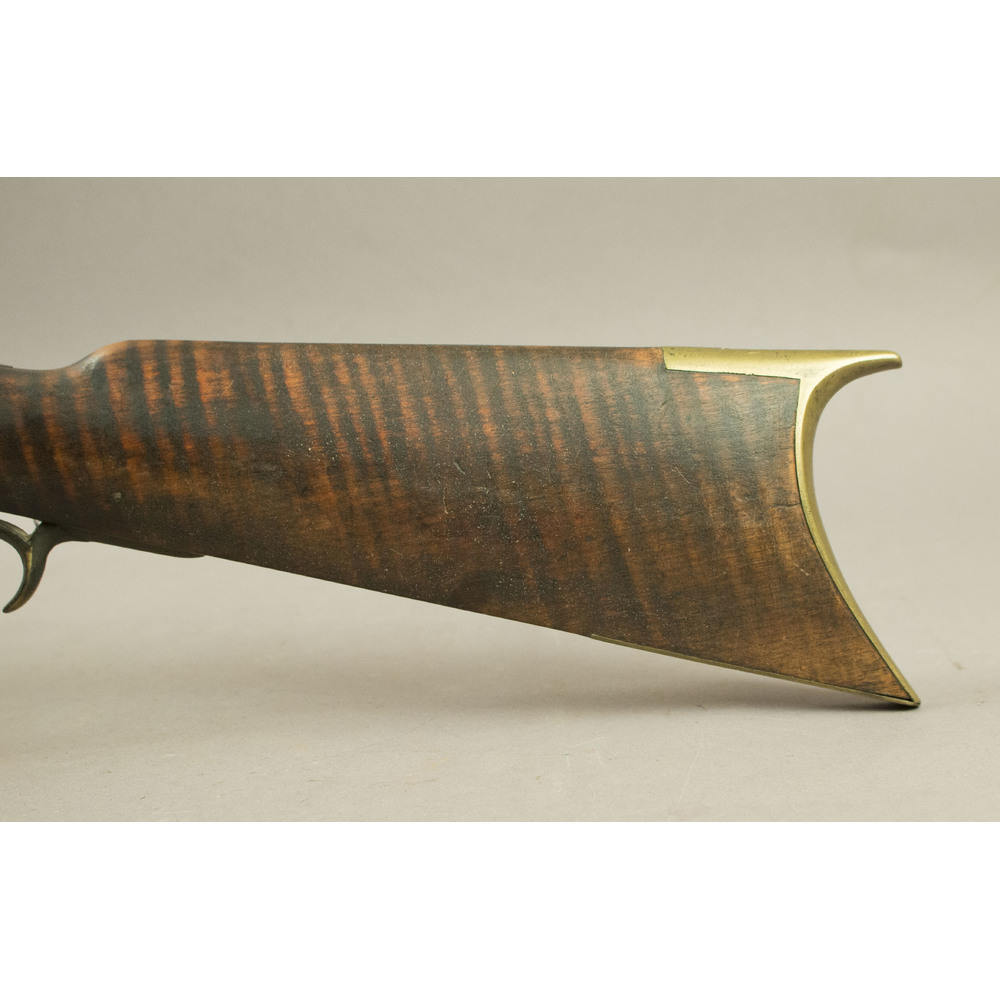 Antique Percussion Plains Rifle with Brass Fittings | Witherell's ...