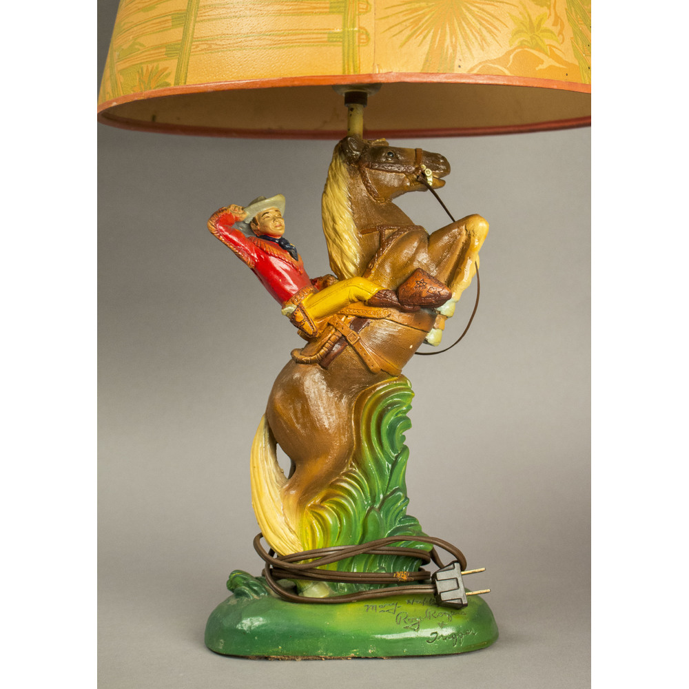 Roy Rogers & Trigger Lamp | Witherell's Auction House