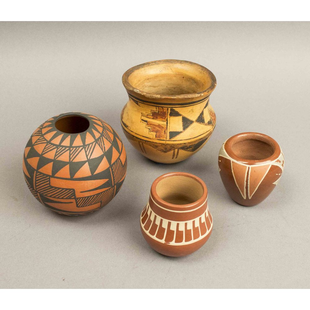 4 Pieces Southwest Indian Pottery | Witherell's Auction House