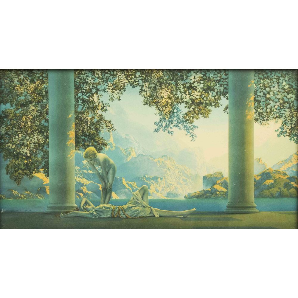 Maxfield Parrish Print "Daybreak" | Witherell's Auction House