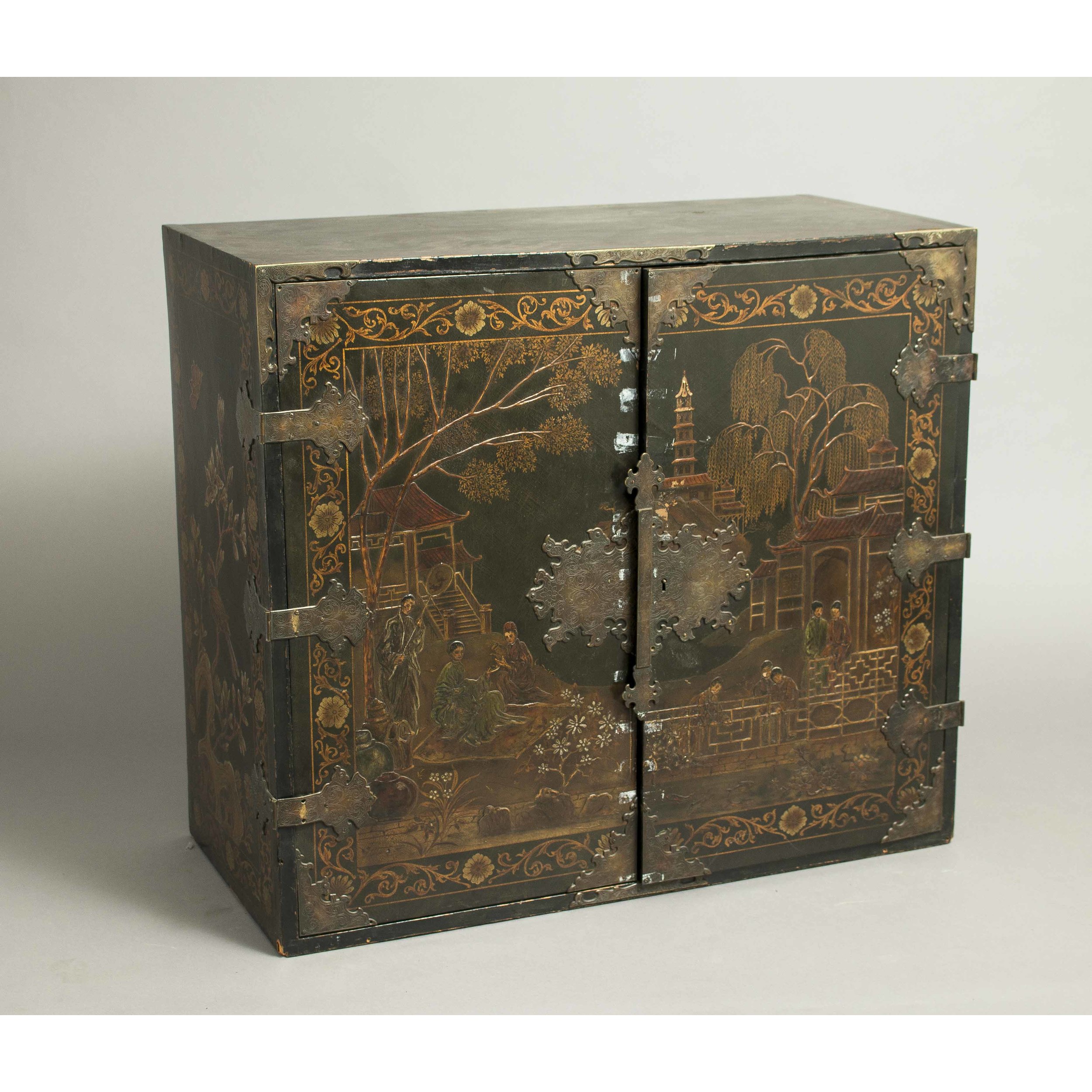 Chinoiserie Lacquer Chest | Witherell's Auction House