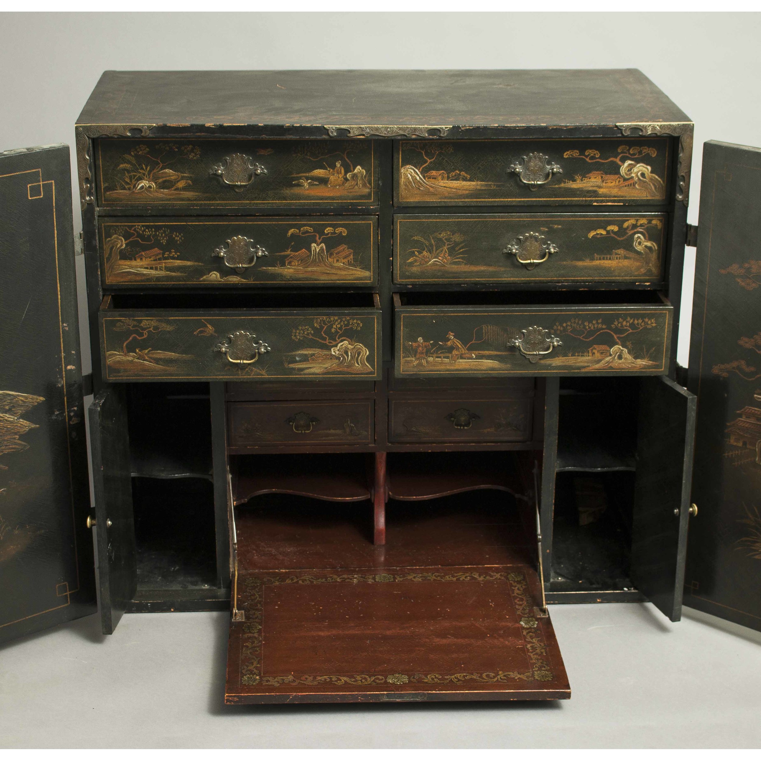 Chinoiserie Lacquer Chest | Witherell's Auction House