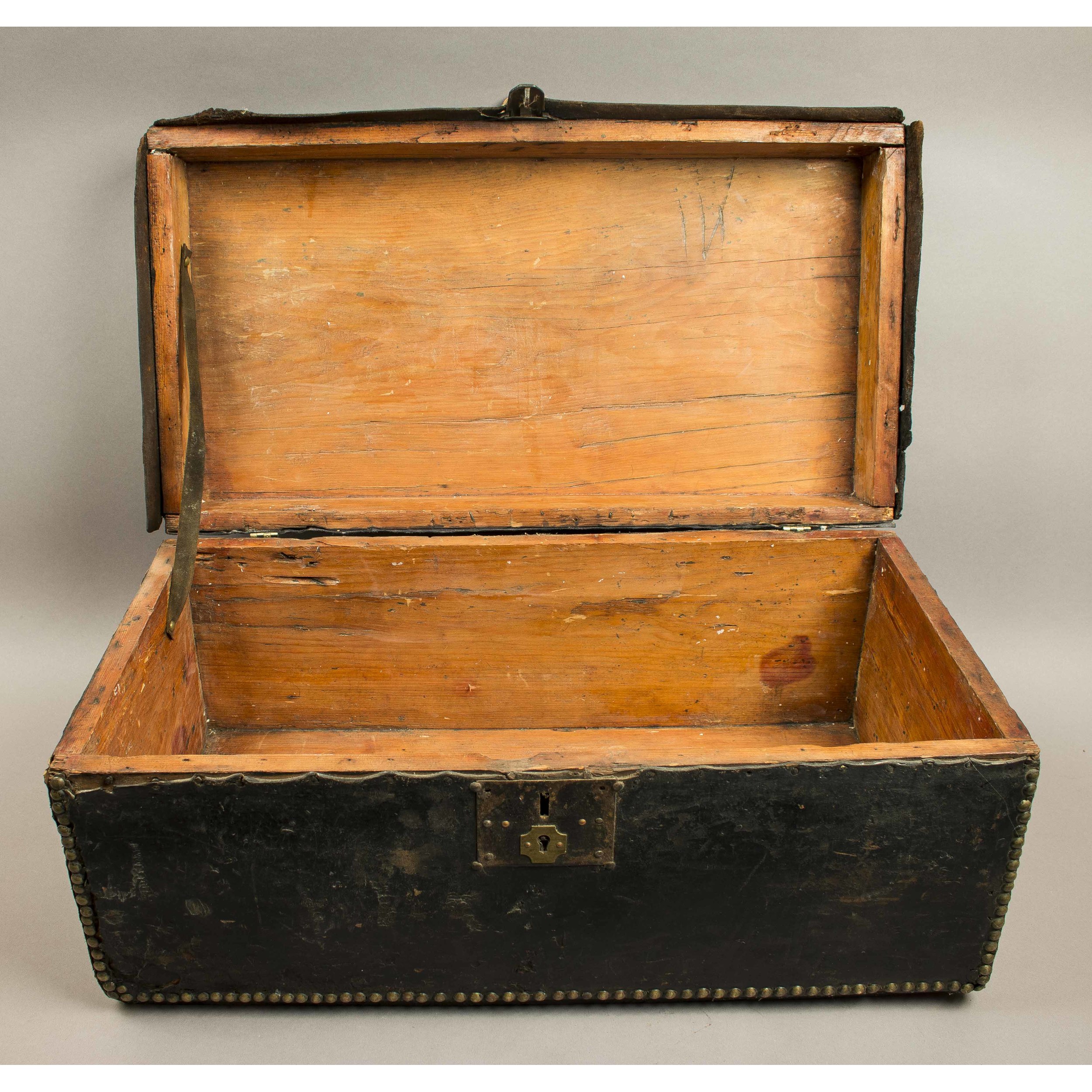 Civil War Era Trunk Inscribed "Allegheny Arsenal, 1861" | Witherell's ...