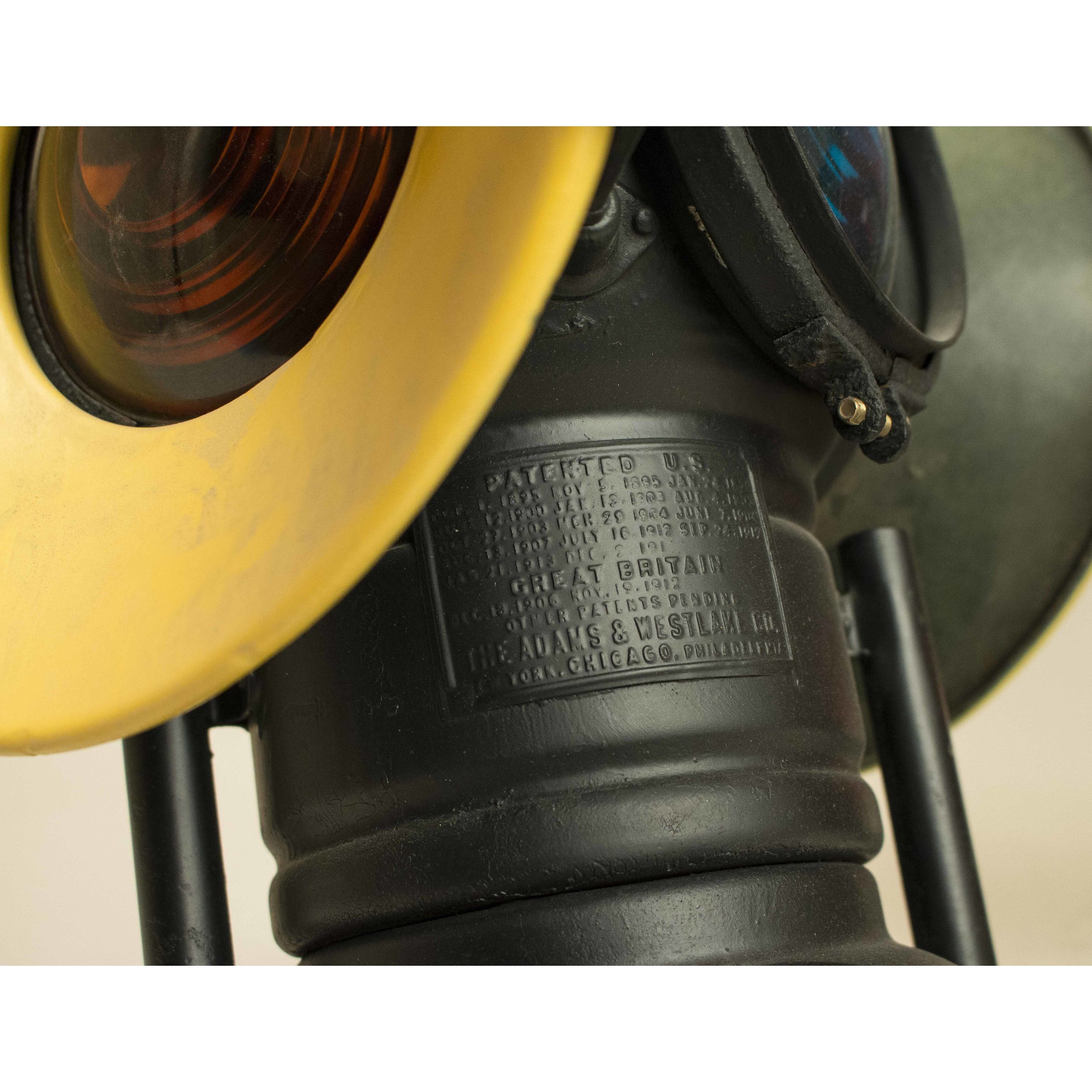 Two Adlake RR Switch Lights | Witherell's Auction House