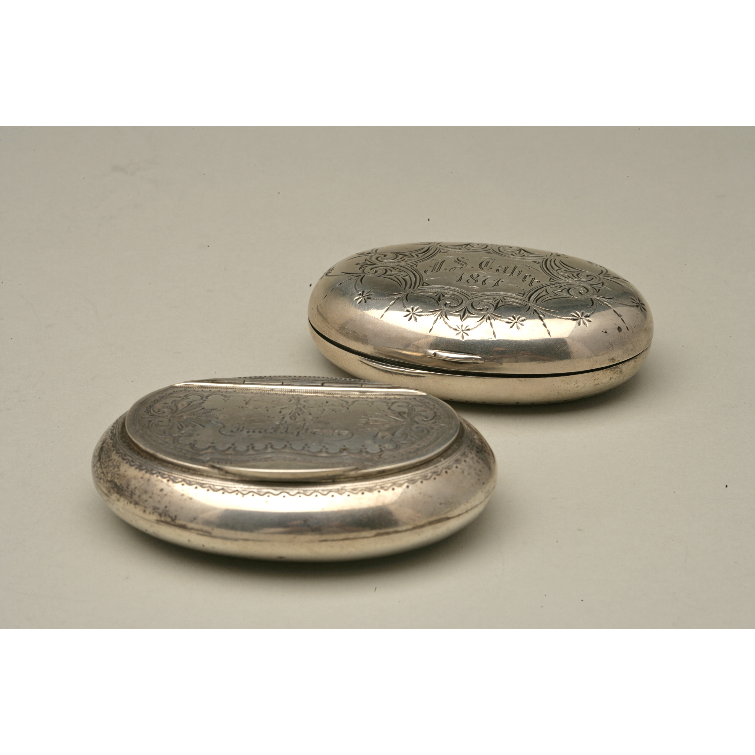 Two Silver Boxes | Witherell's Auction House
