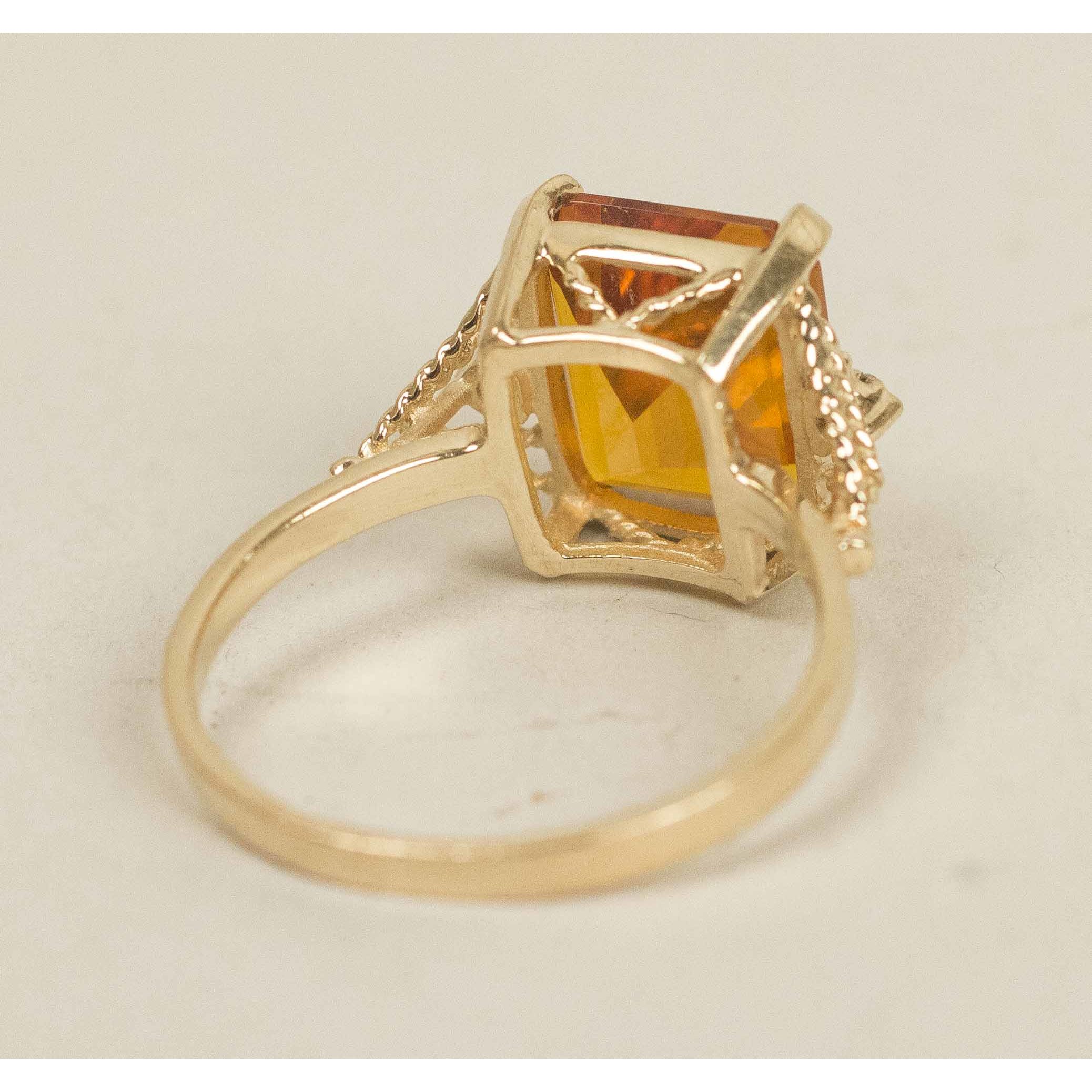 Five Assorted Citrine Rings | Witherell's Auction House