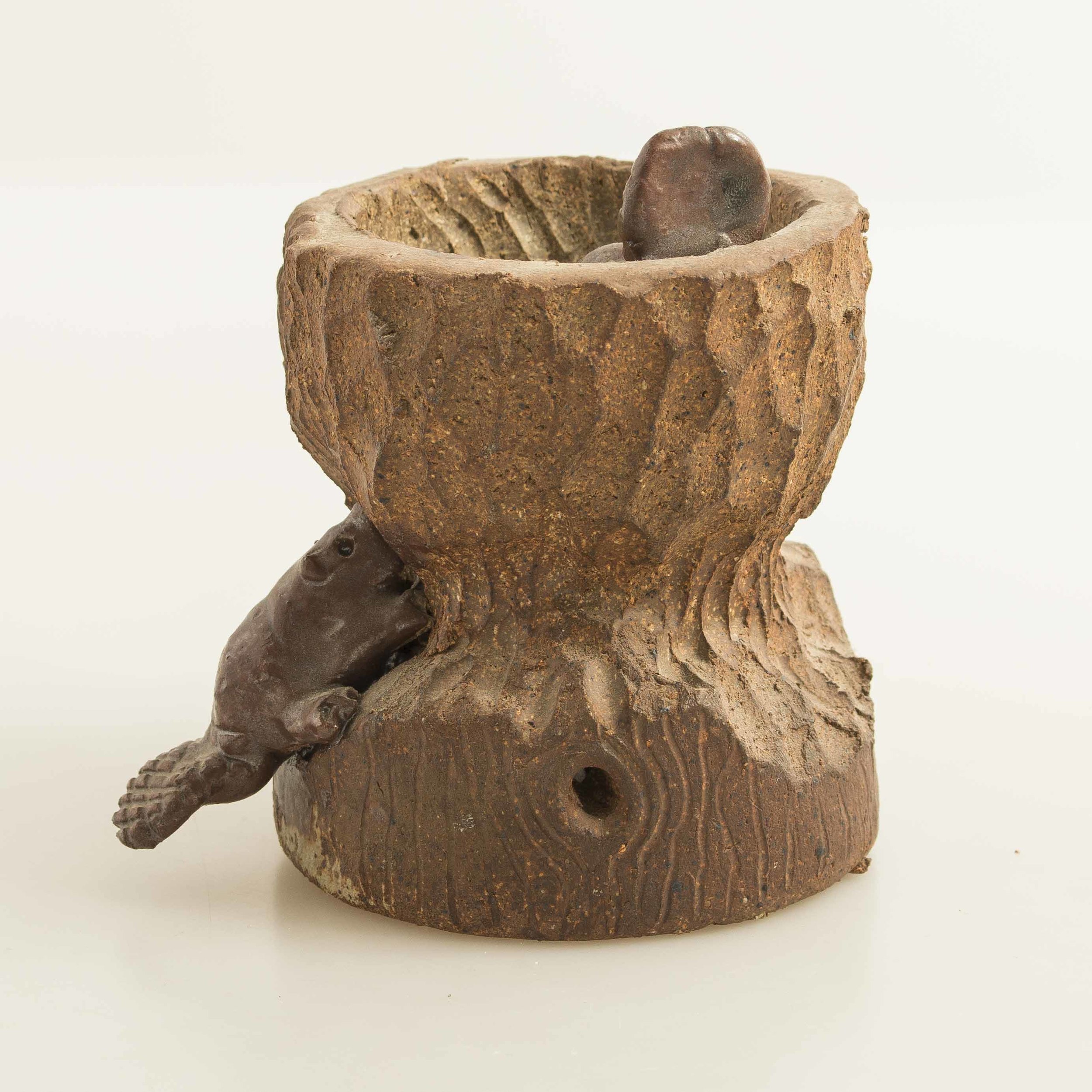 David Gilhooly (California, 1943-2013) Ceramic Beaver Sculpture ...