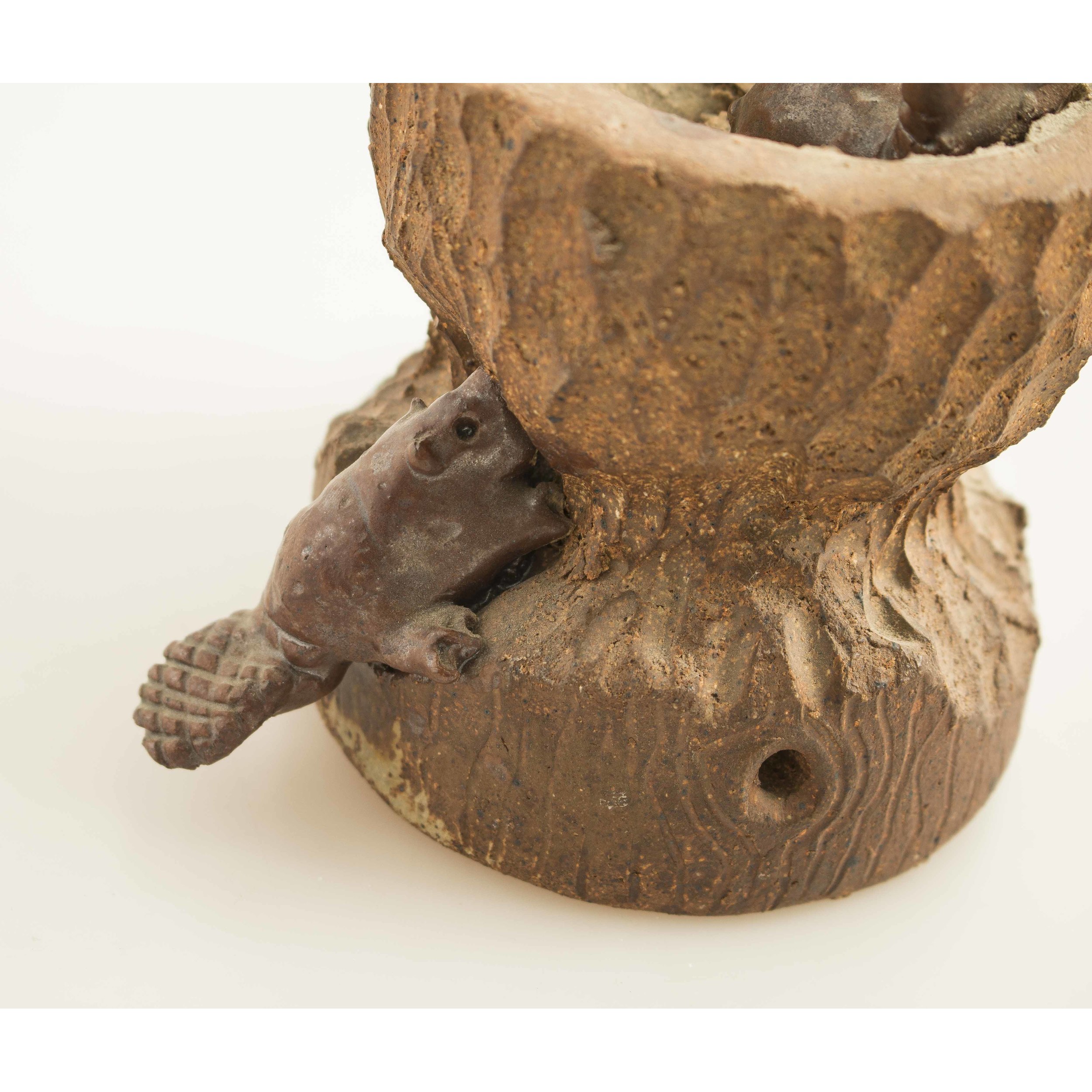 David Gilhooly (California, 1943-2013) Ceramic Beaver Sculpture ...