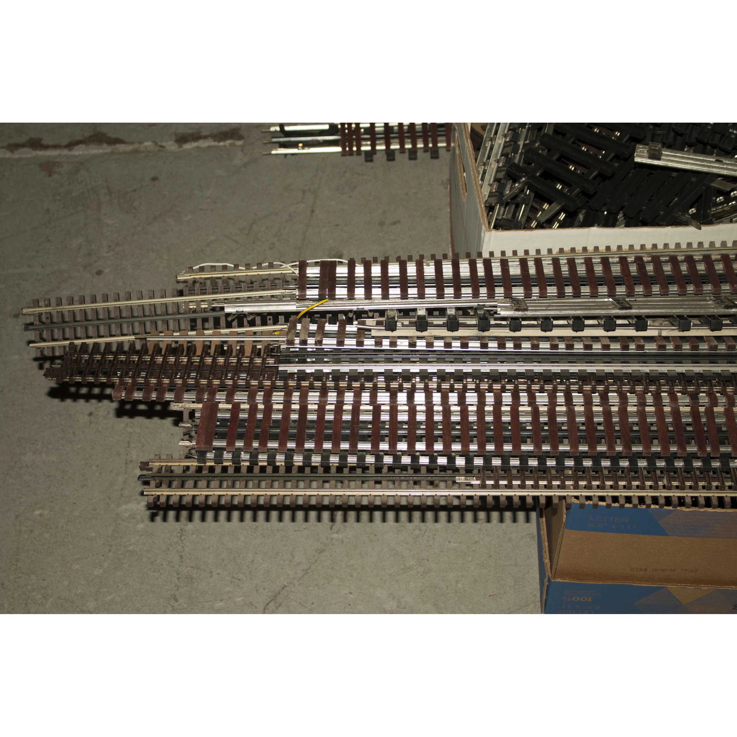 Two Boxes of Train Tracks | Witherell's Auction House