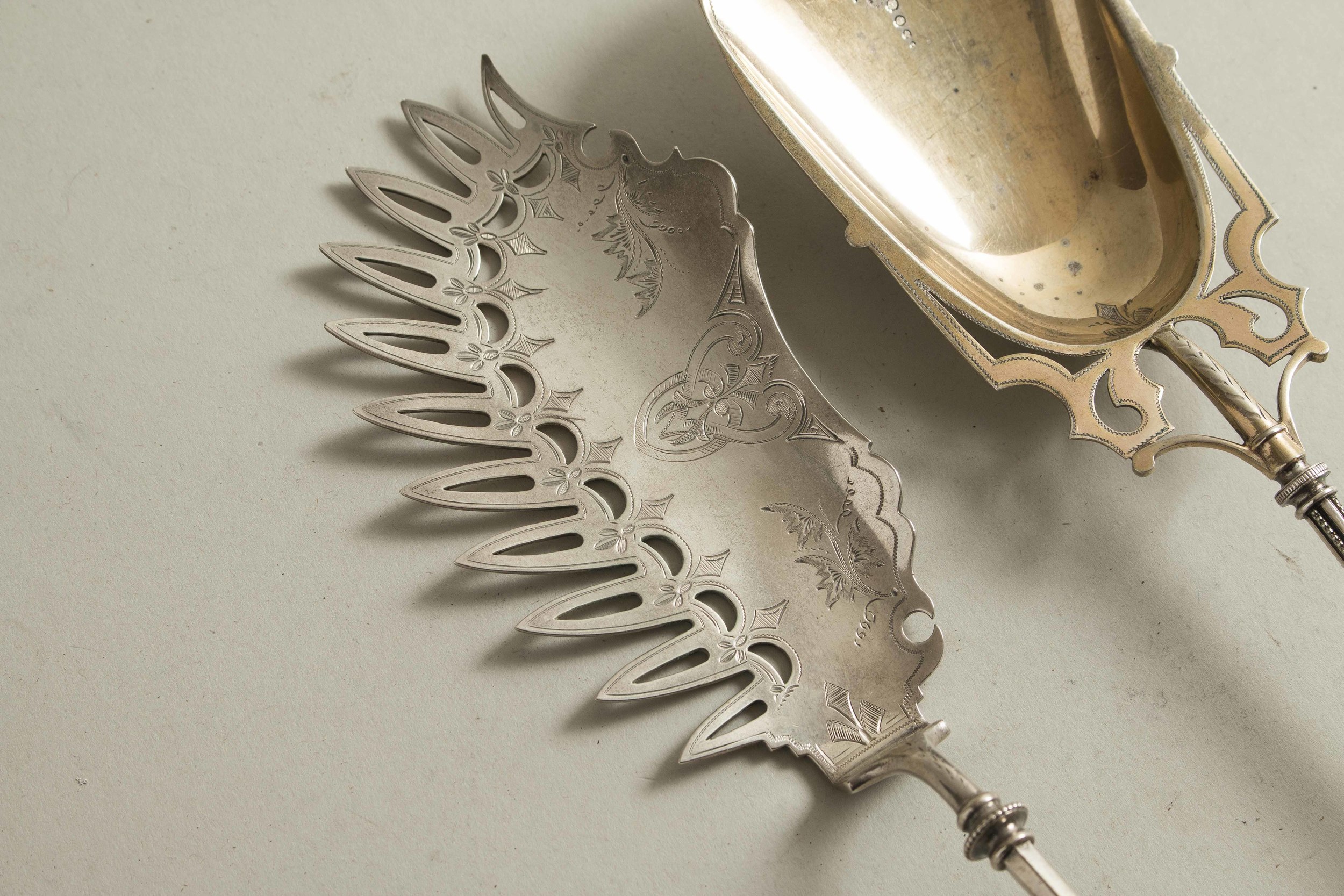 Two Silver Serving Pieces, George Sharp | Witherell's Auction House