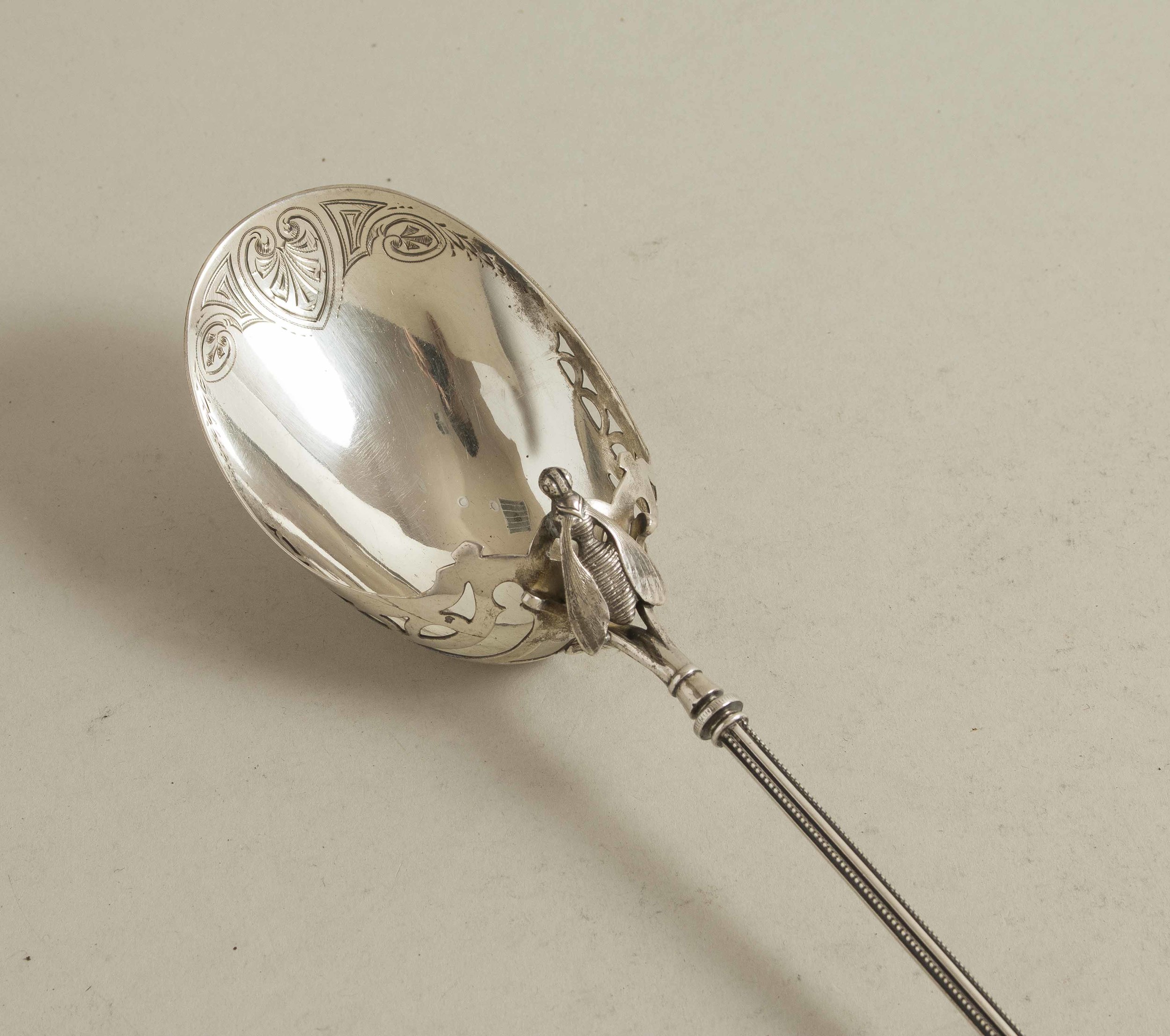 George Sharp Silver Serving Spoon | Witherell's Auction House