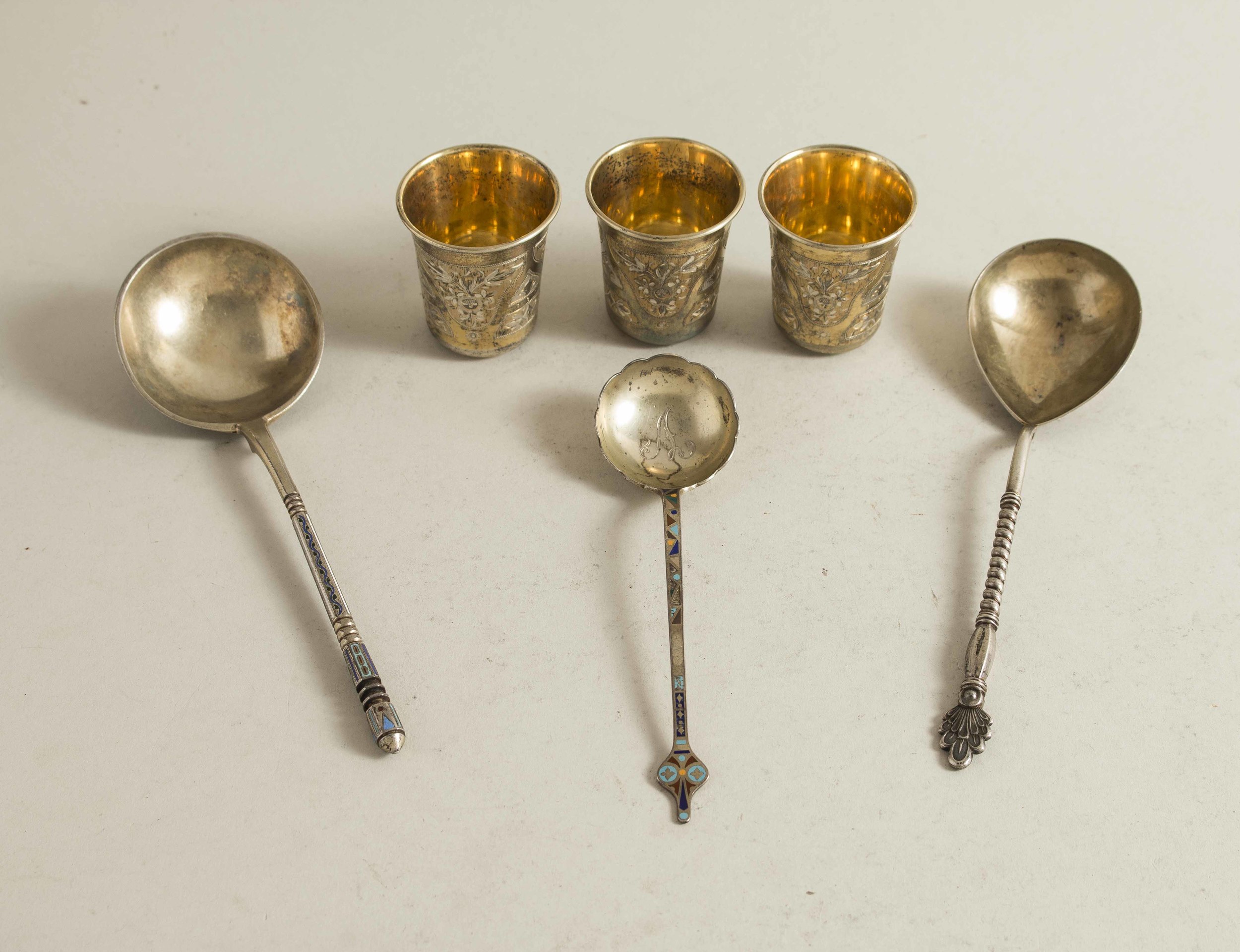 Assorted Russian Silver Items | Witherell's Auction House