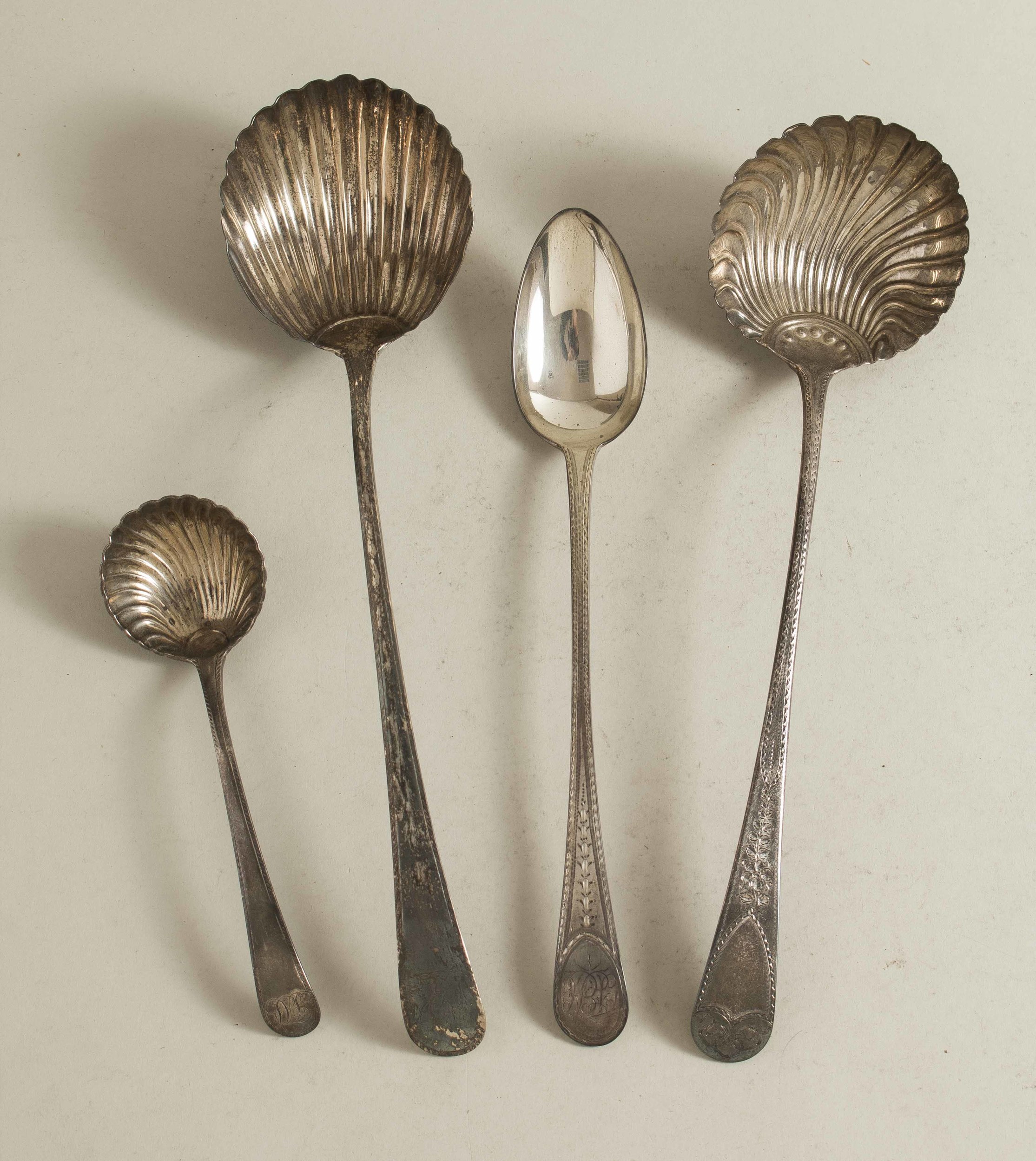 Four Sterling Silver Serving Pieces, Hester Bateman | Witherell's ...