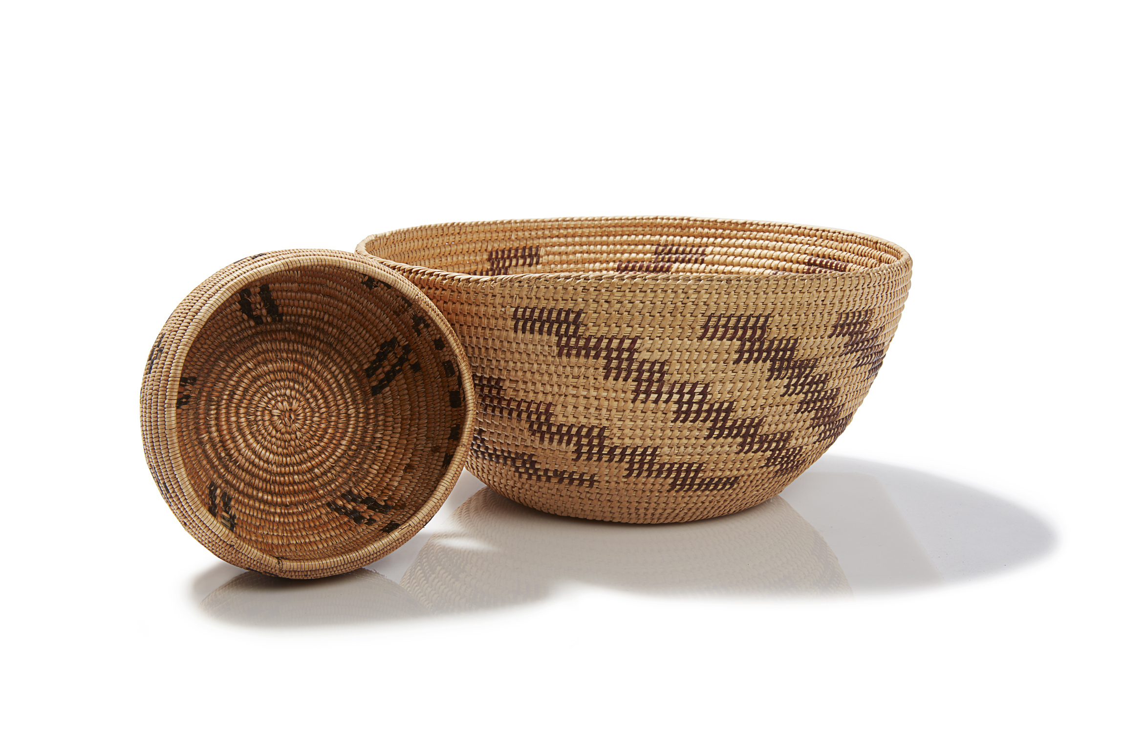 Two Native American Mono Baskets | Witherell's Auction House