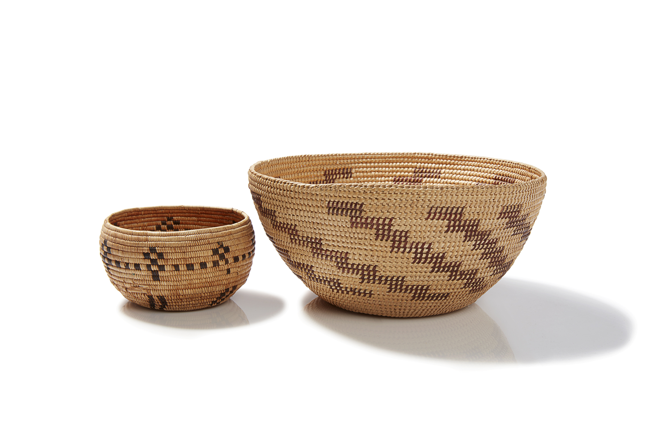 Two Native American Mono Baskets | Witherell's Auction House