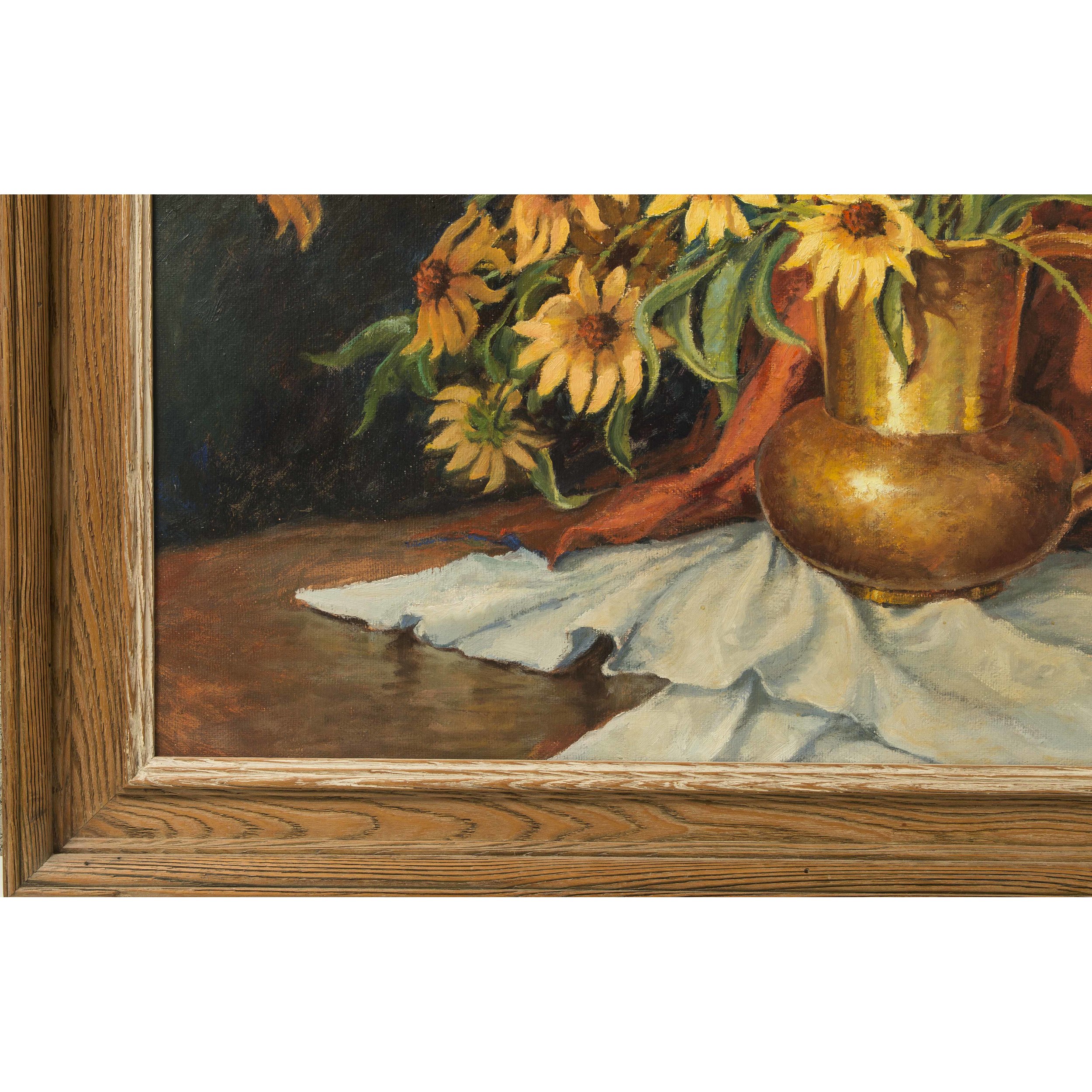 Harold Ward (California, 1889-1973) Painting, "Brass and Gold ...