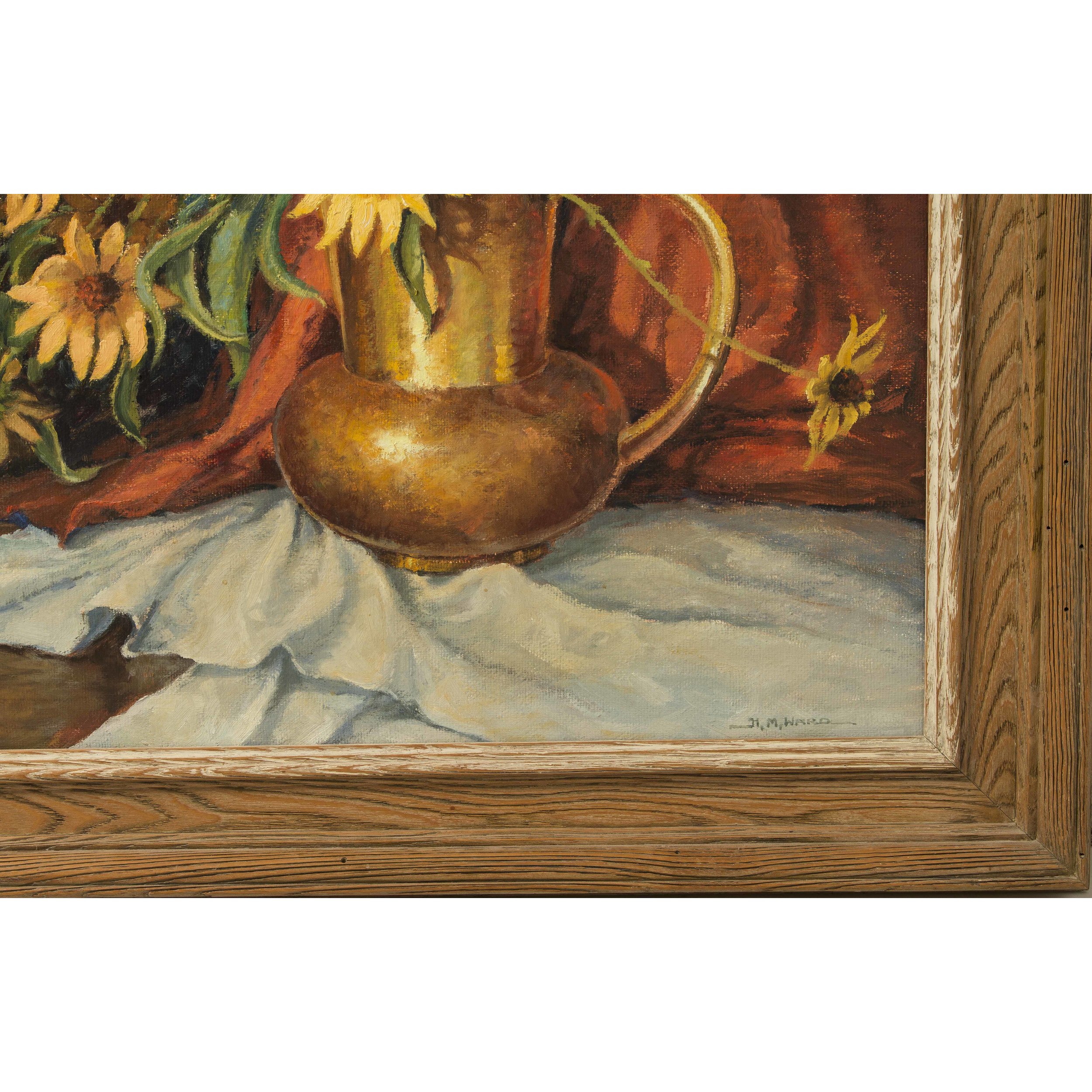 Harold Ward (California, 1889-1973) Painting, "Brass and Gold ...