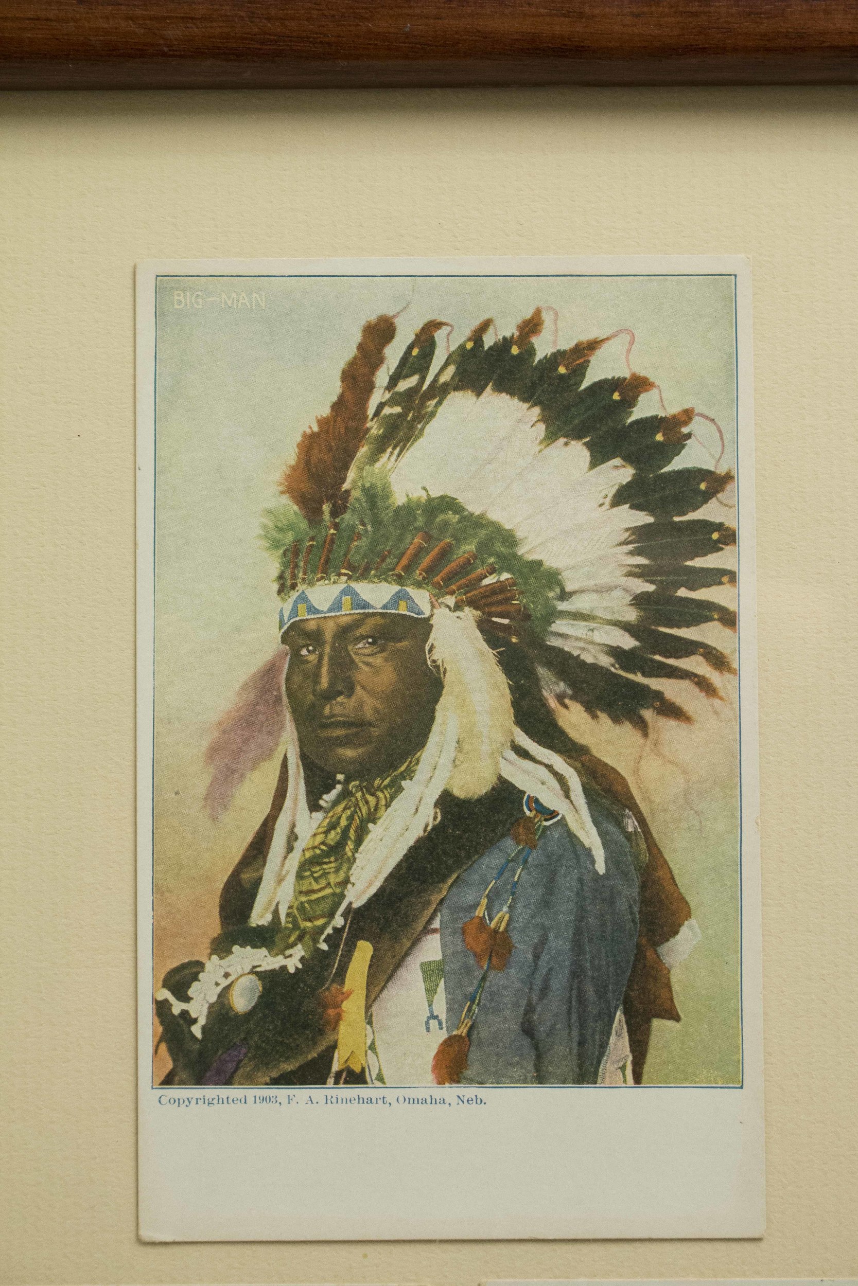 11 Framed Native American Postcards | Witherell's Auction House