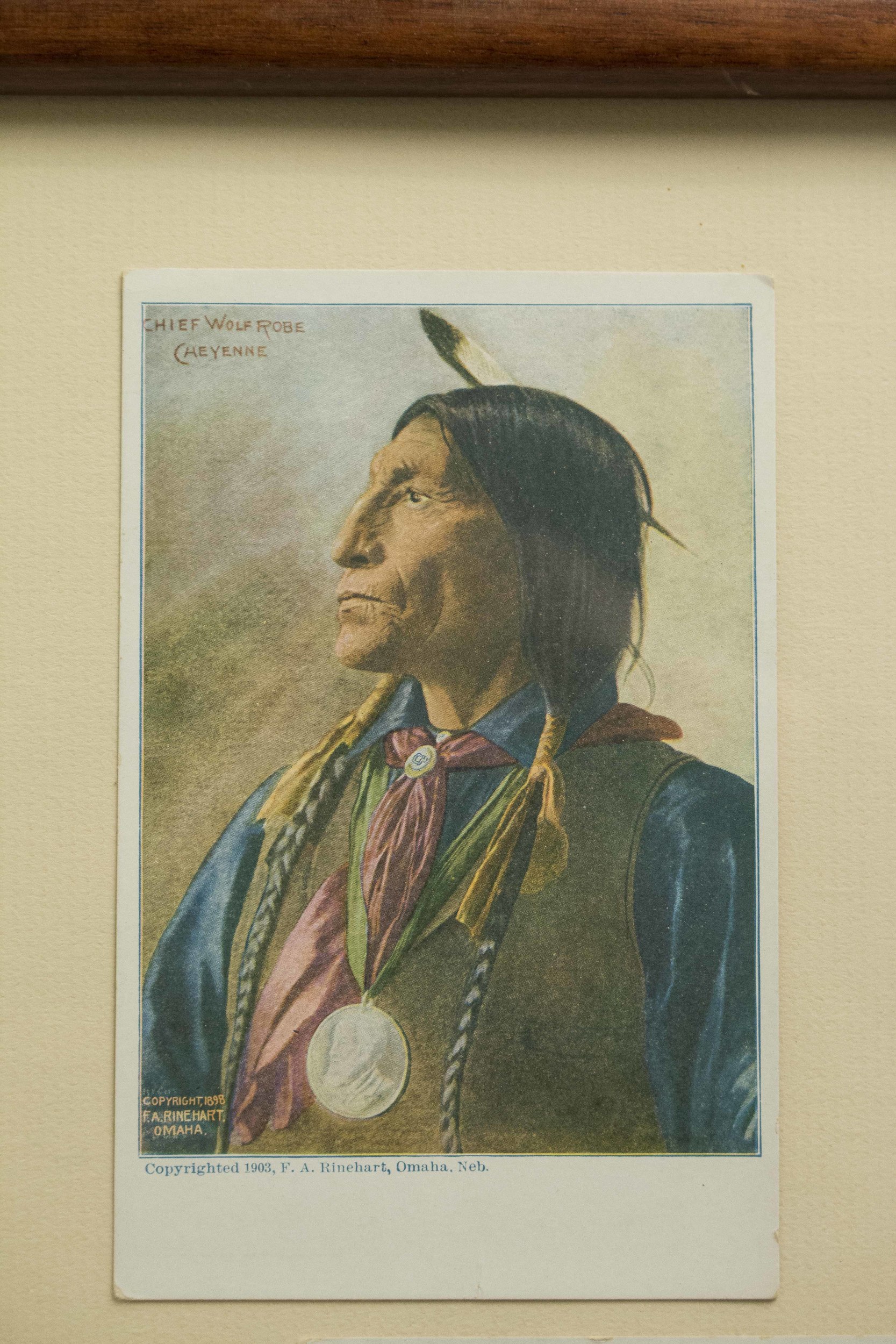 11 Framed Native American Postcards | Witherell's Auction House