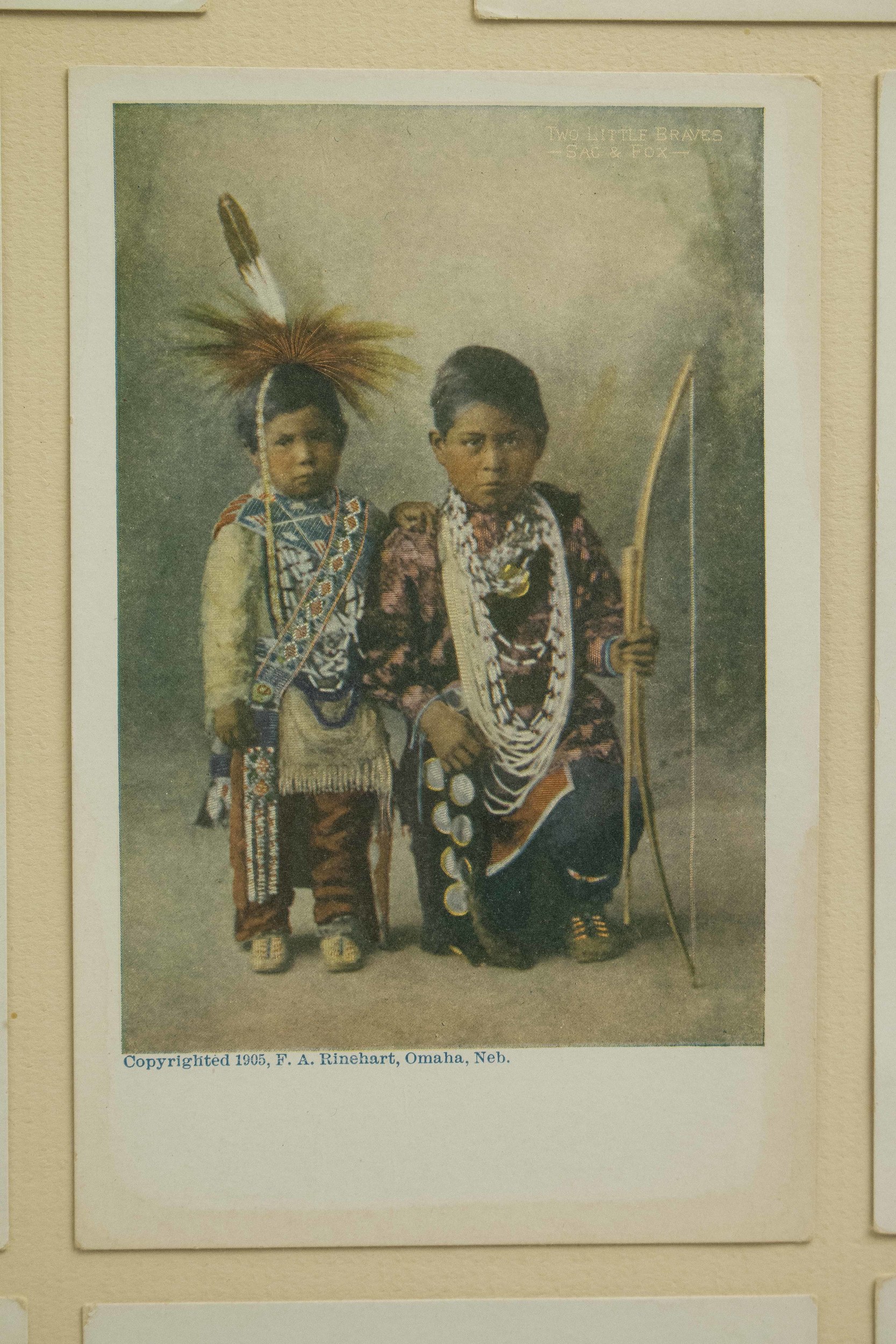 11 Framed Native American Postcards | Witherell's Auction House