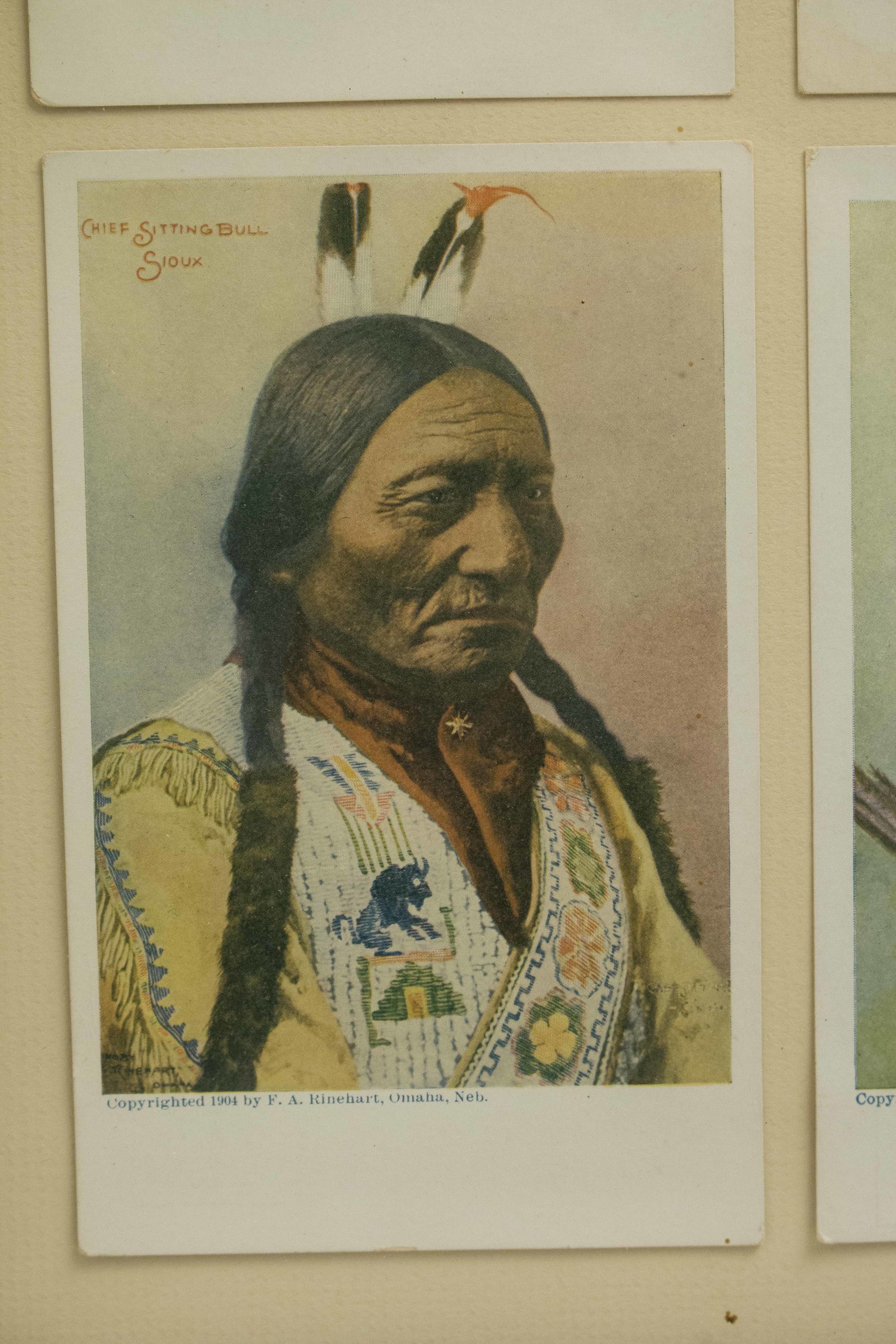 11 Framed Native American Postcards | Witherell's Auction House
