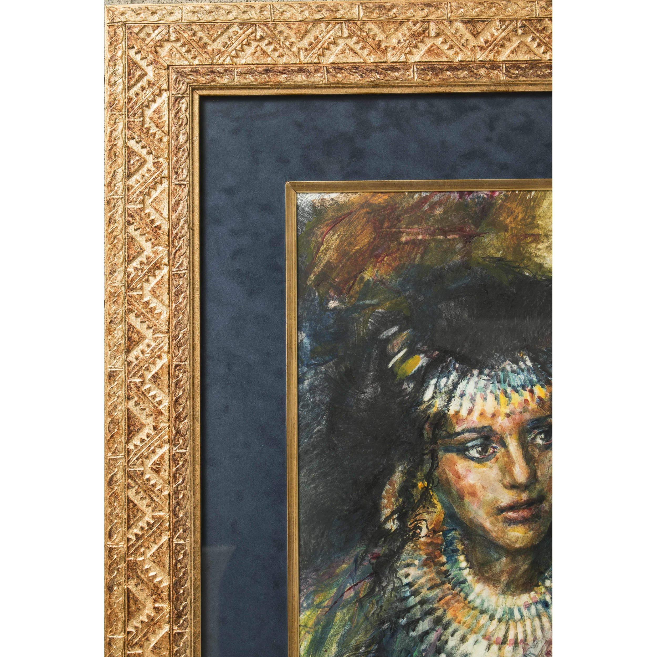 Jerald Silva (Sacramento, b. 1936) Watercolor "Aida" | Witherell's ...