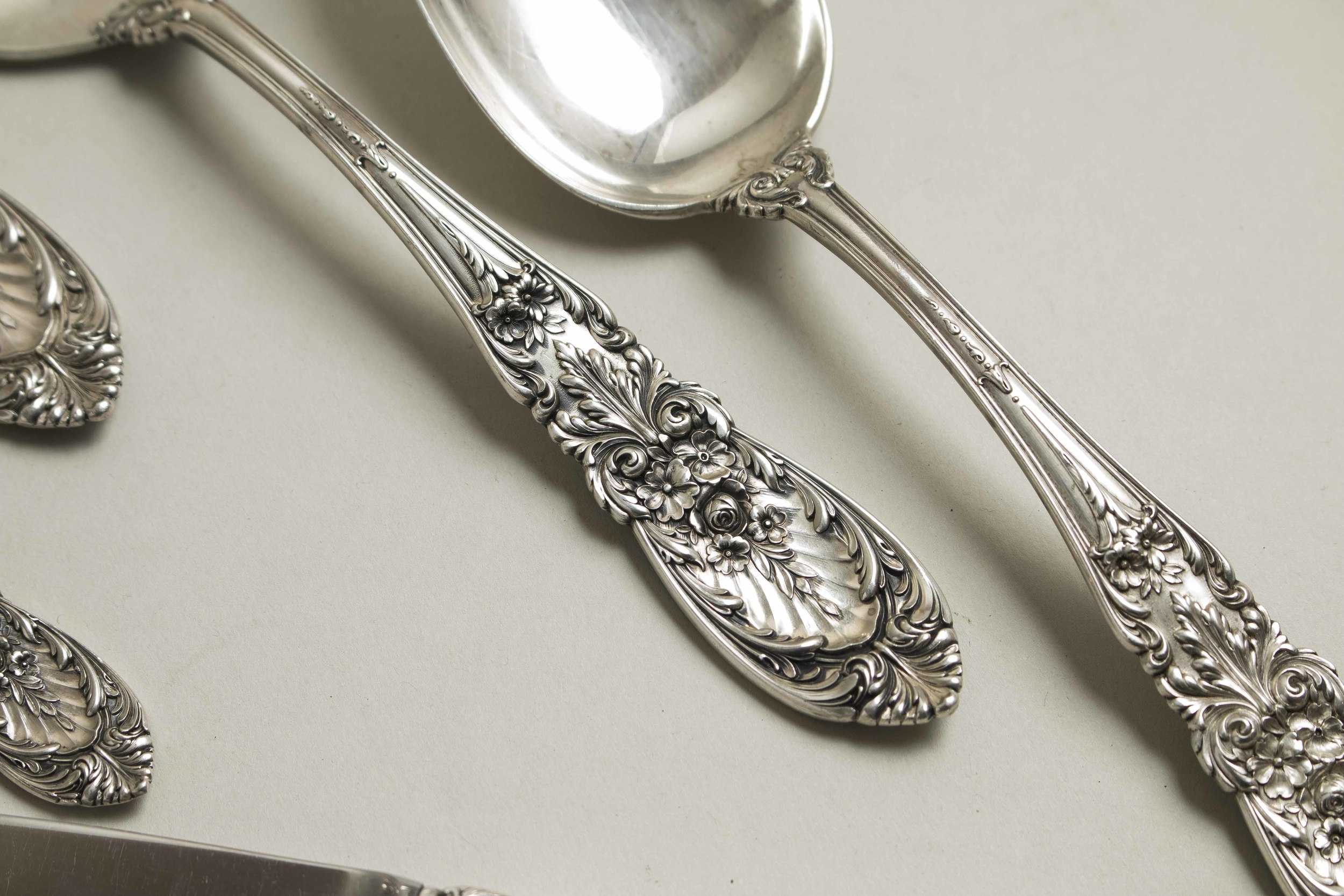 85 Piece International Sterling Flatware, Richelieu Pattern | Witherell ...