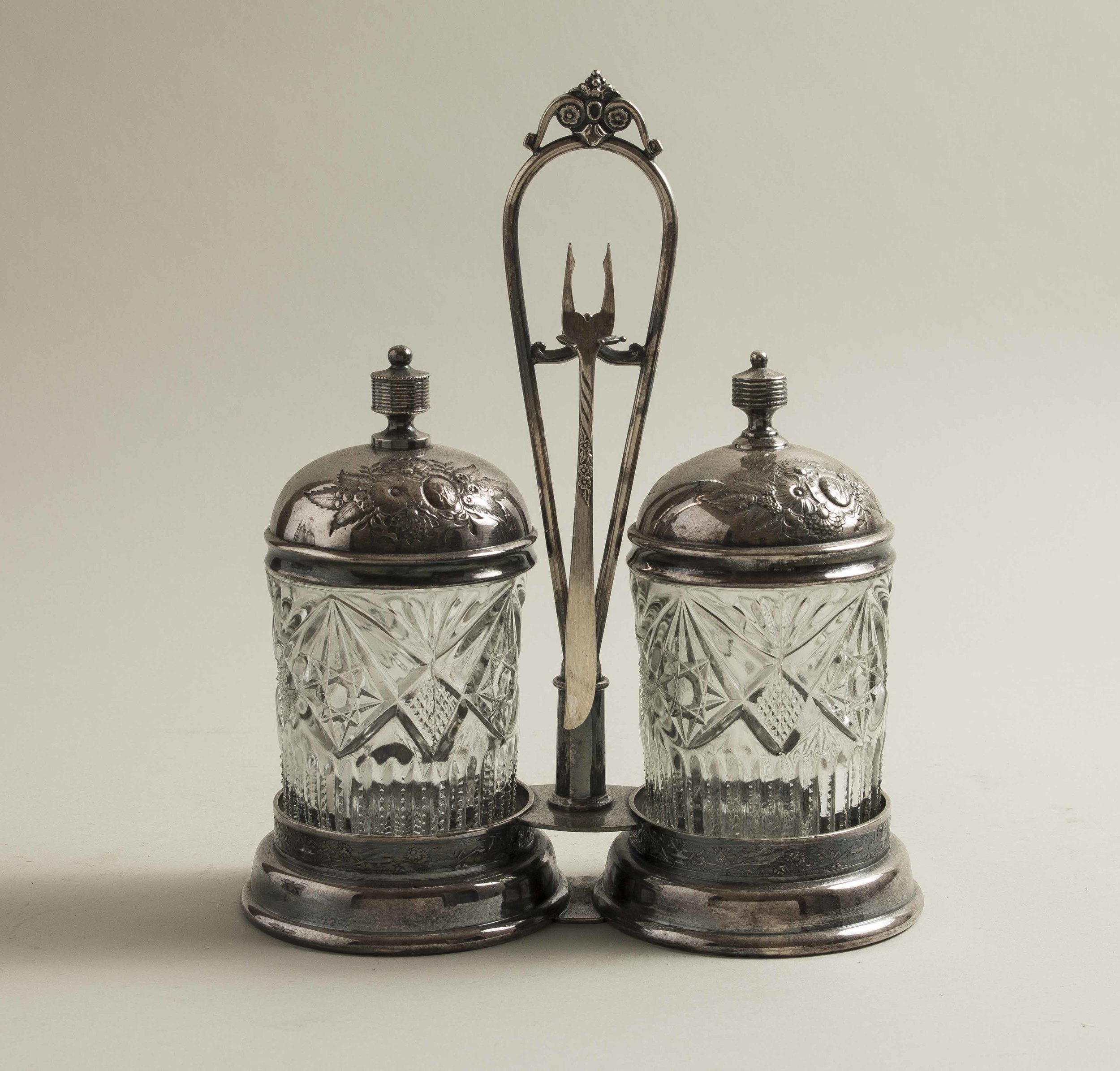 Double Pickle Castor Set | Witherell's Auction House