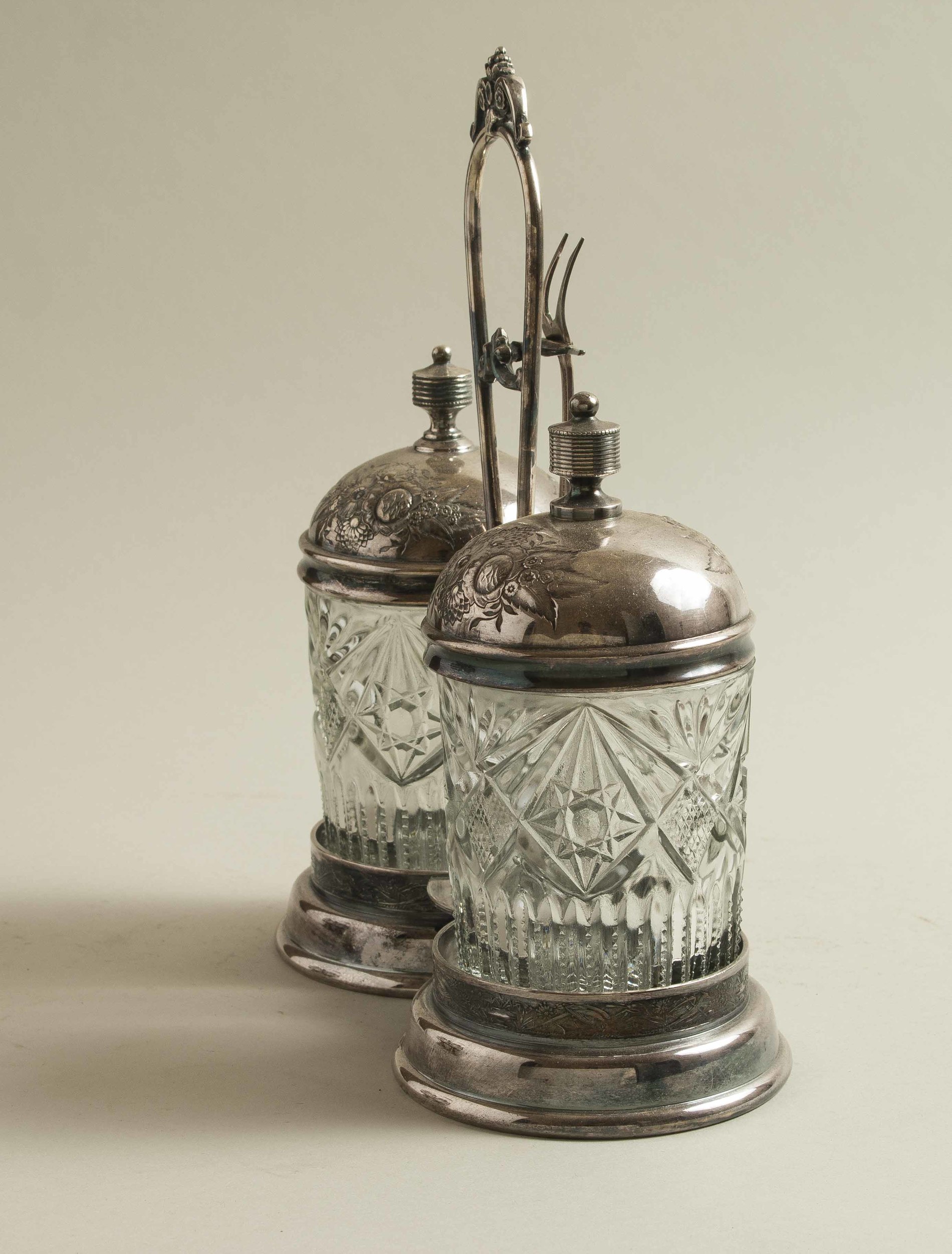 Double Pickle Castor Set | Witherell's Auction House