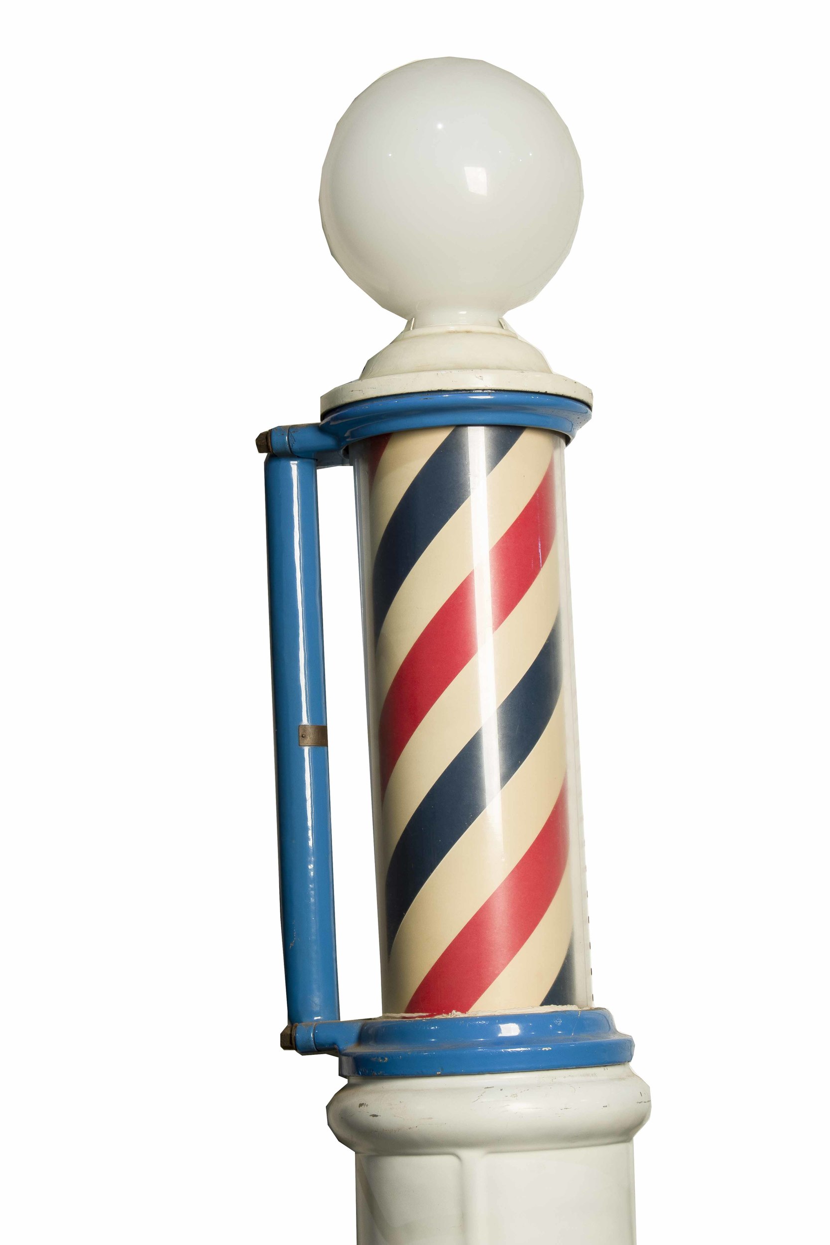American Porcelain Barber Pole | Witherell's Auction House