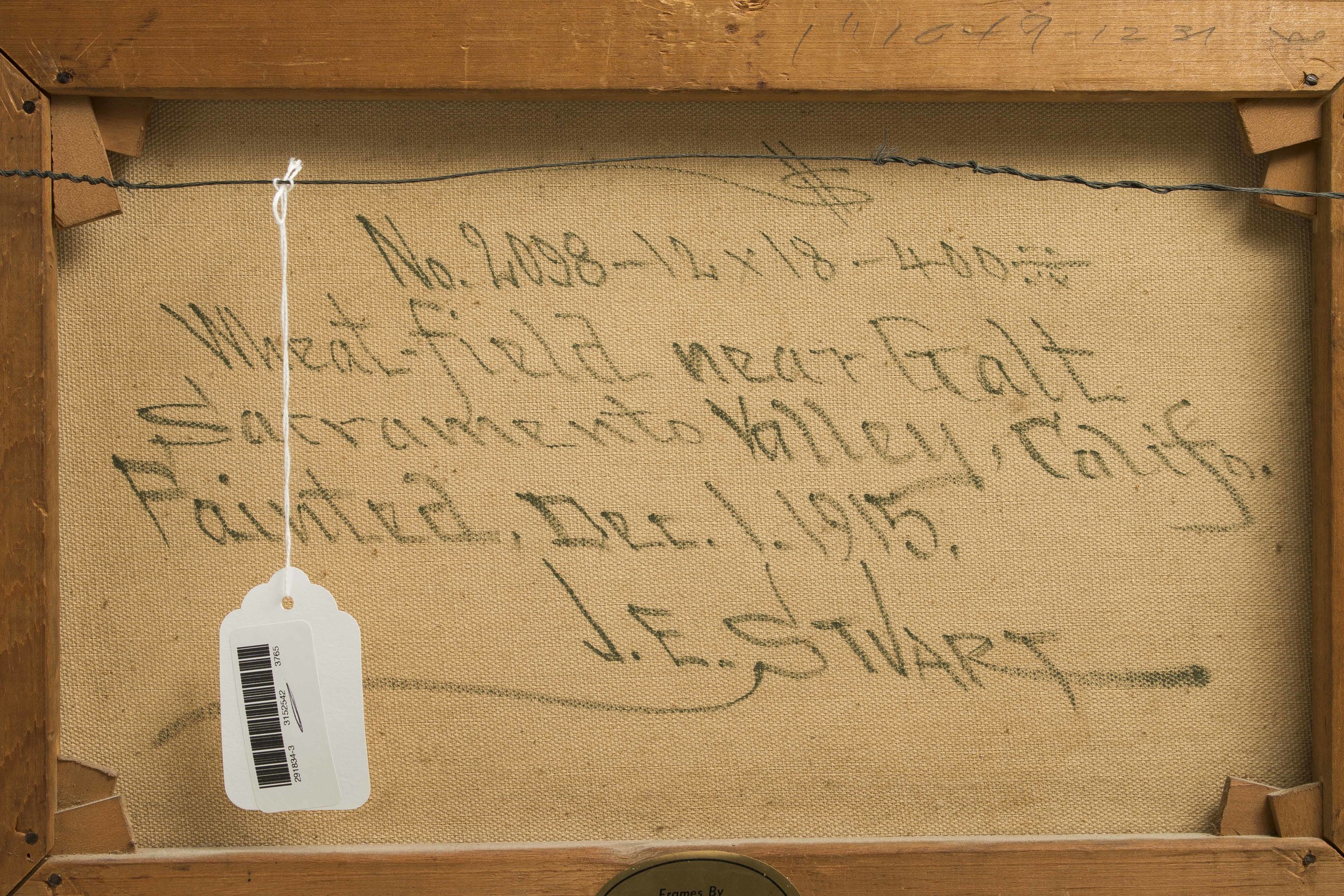 J.E. Stuart Landscape Painting, "Near Galt" | Witherell's Auction House