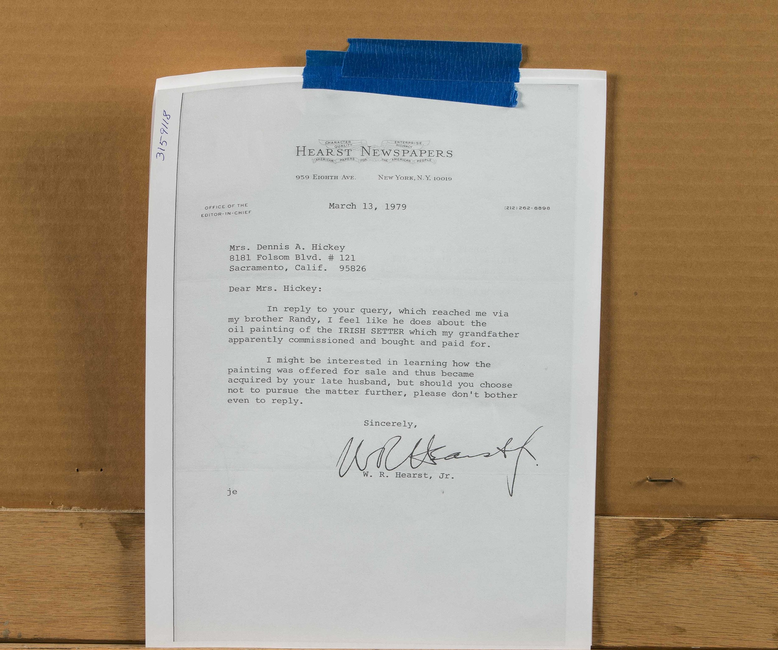 Matilda Lotz Painting | Witherell's Auction House