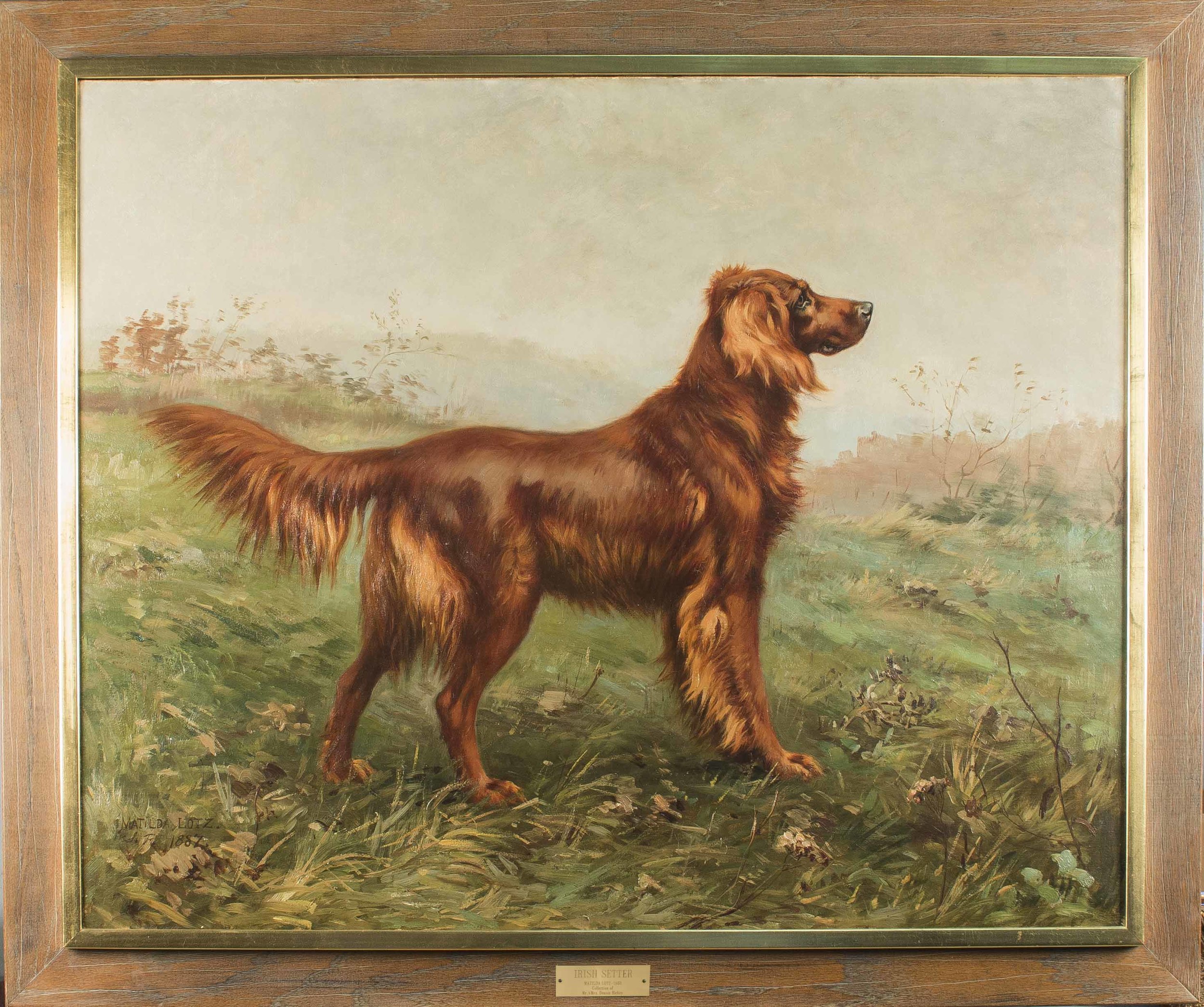 Matilda Lotz Painting | Witherell's Auction House