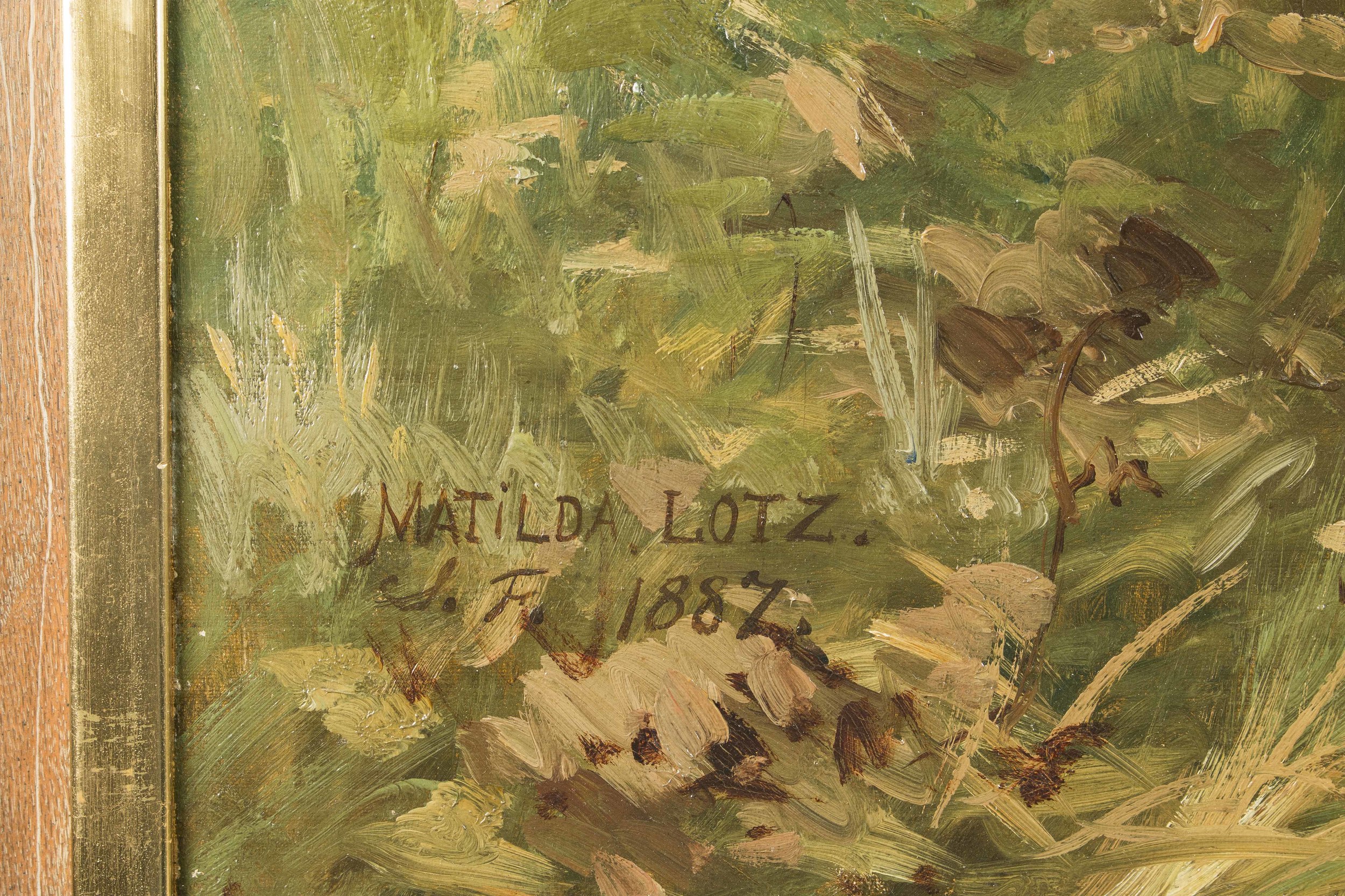 Matilda Lotz Painting | Witherell's Auction House