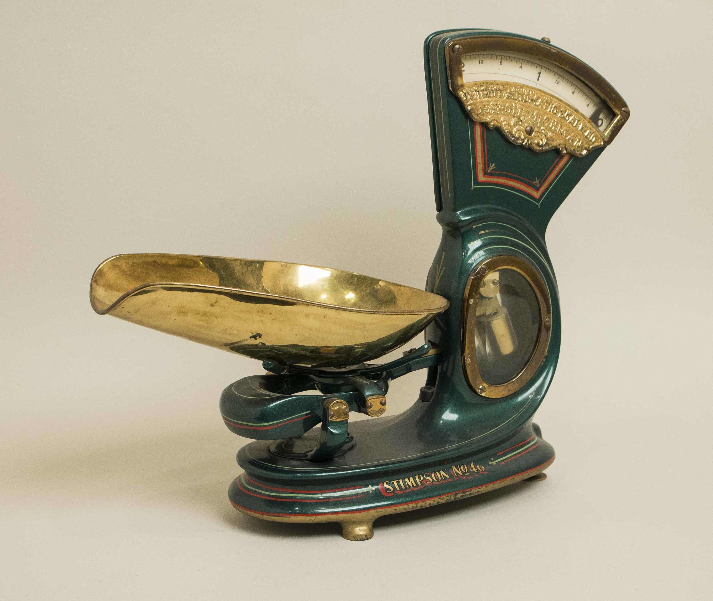 Stimpson "Tilt Top" Scale | Witherell's Auction House