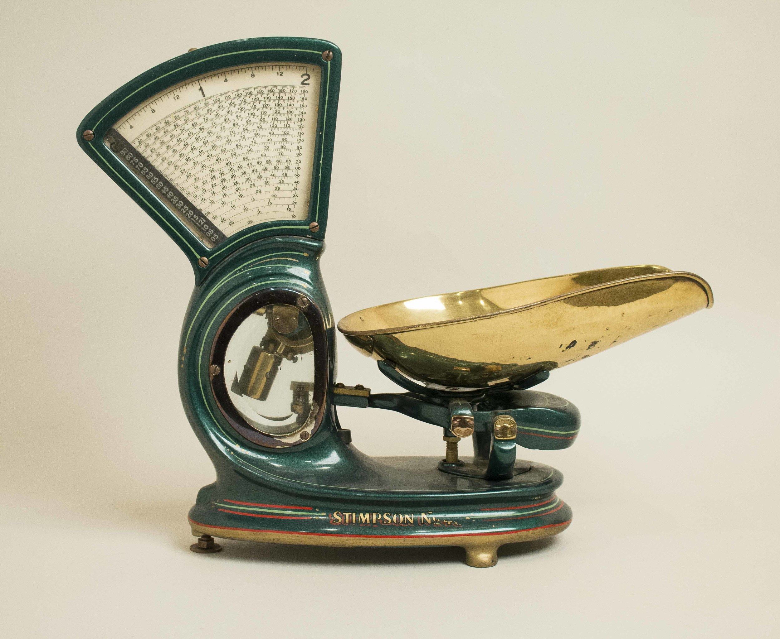 Stimpson "Tilt Top" Scale | Witherell's Auction House