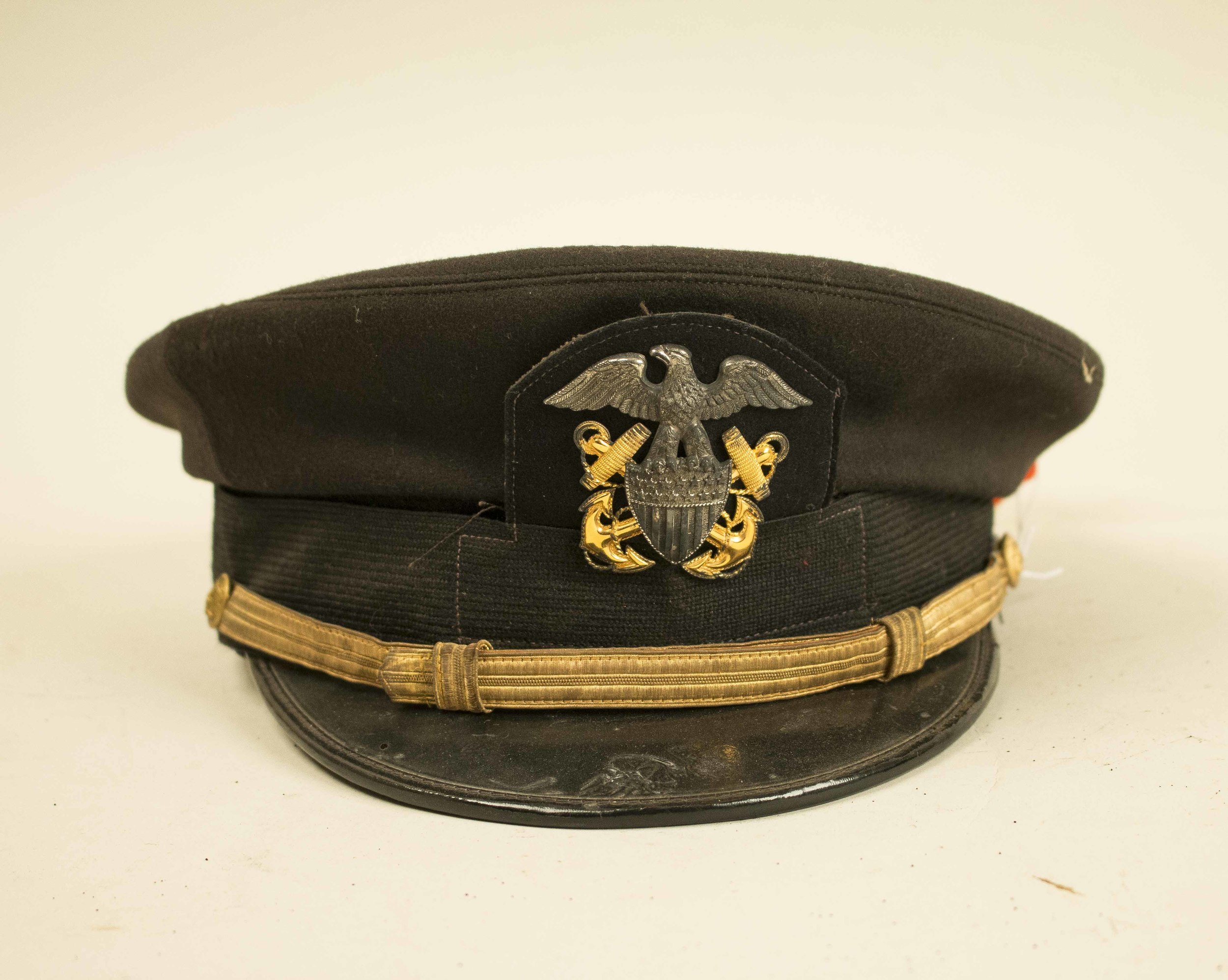 3 pre-WWI US Navy Hats, incl. USS North Carolina, USS Independence ...
