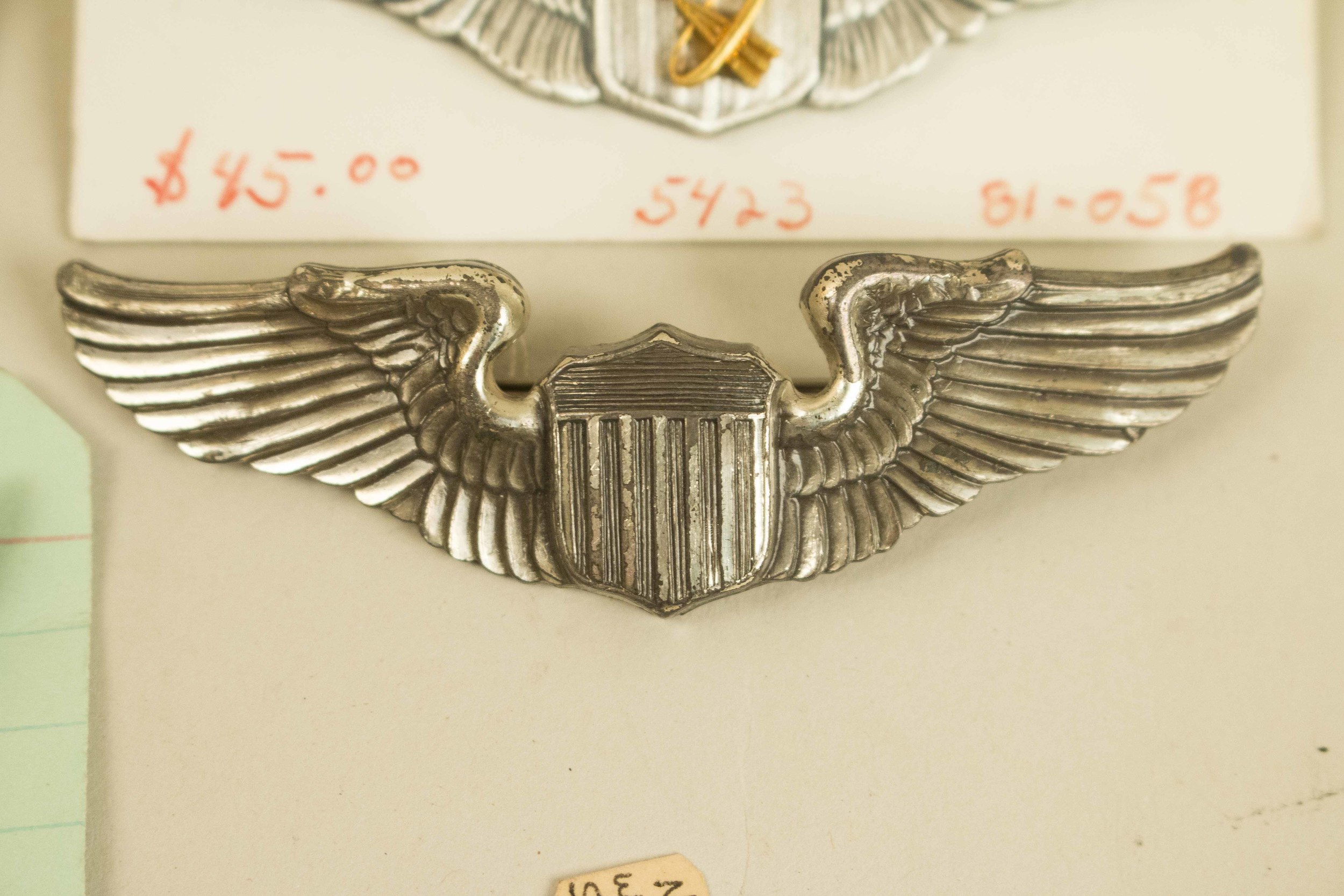5 Pair Rare US full-sized Wings, including 2 pair Astronaut Wings, one ...