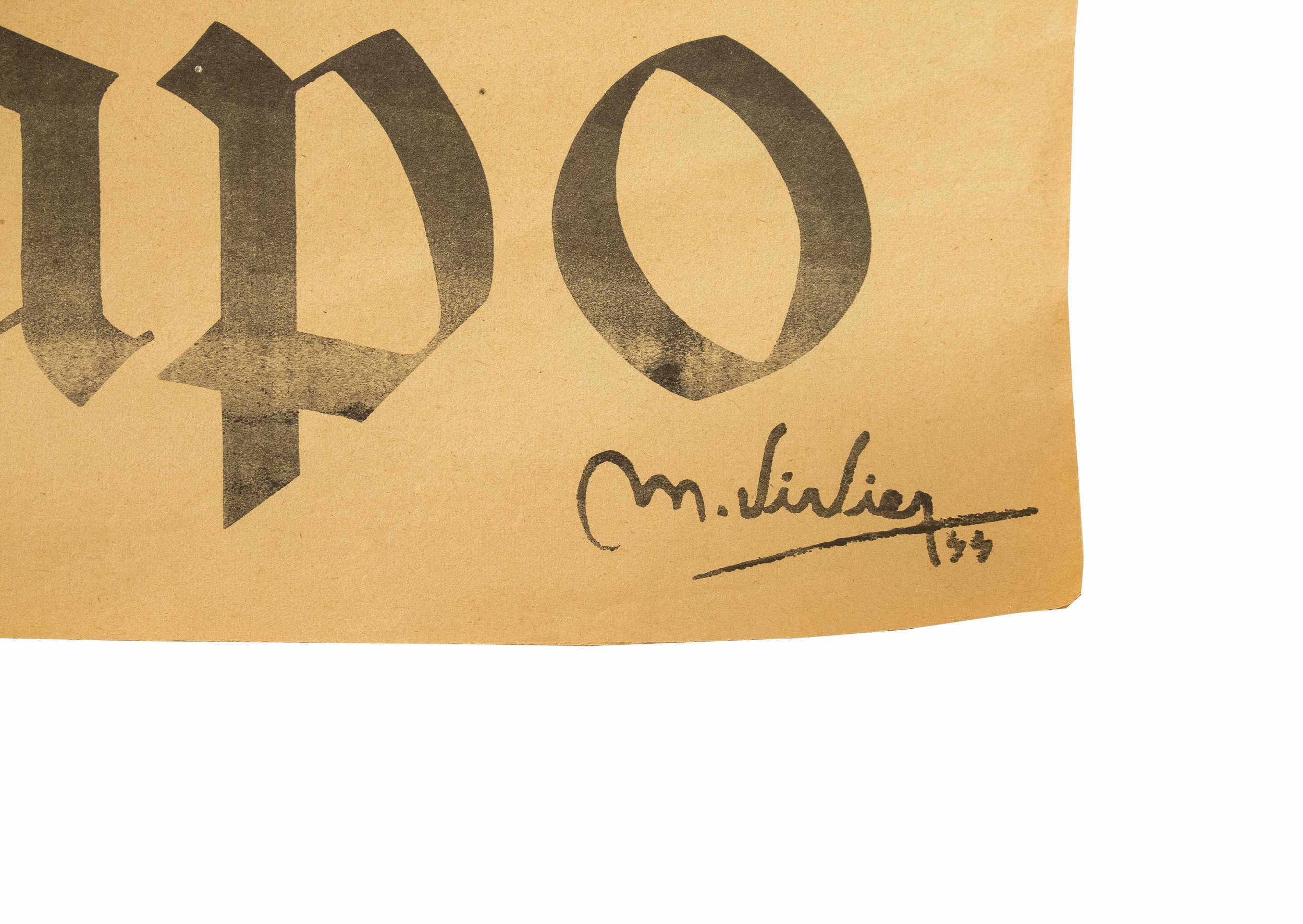 A Gestapo Poster | Witherell's Auction House