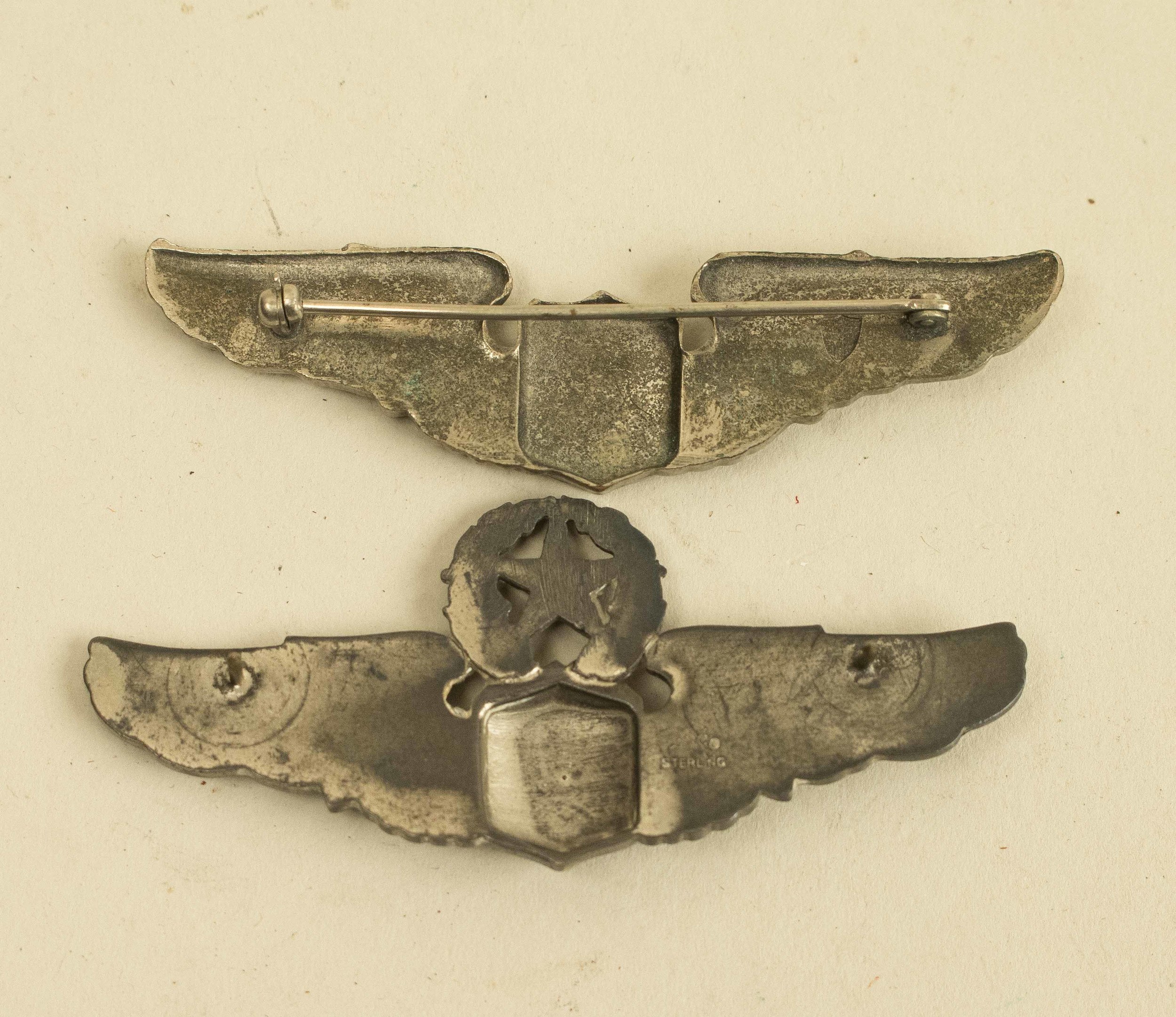 US WWI Bullion Embroidered Wings, Various Medals, Wings, Insignia ...