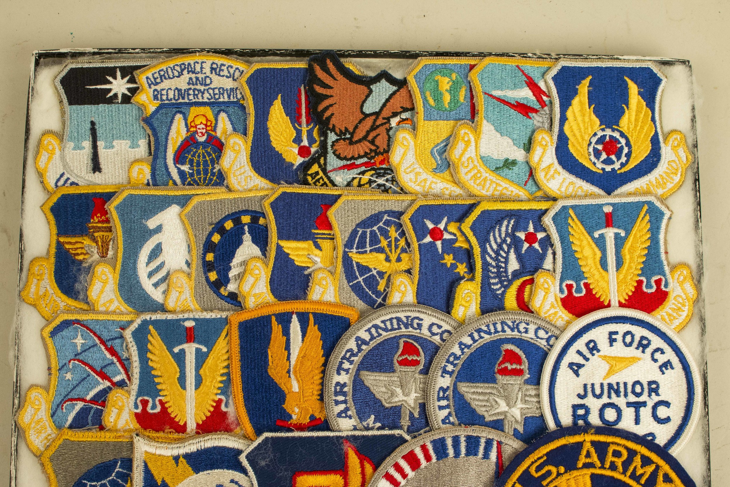 USAAC & USAF Patches, Badges, and Insignia in 5 Frames | Witherell's ...